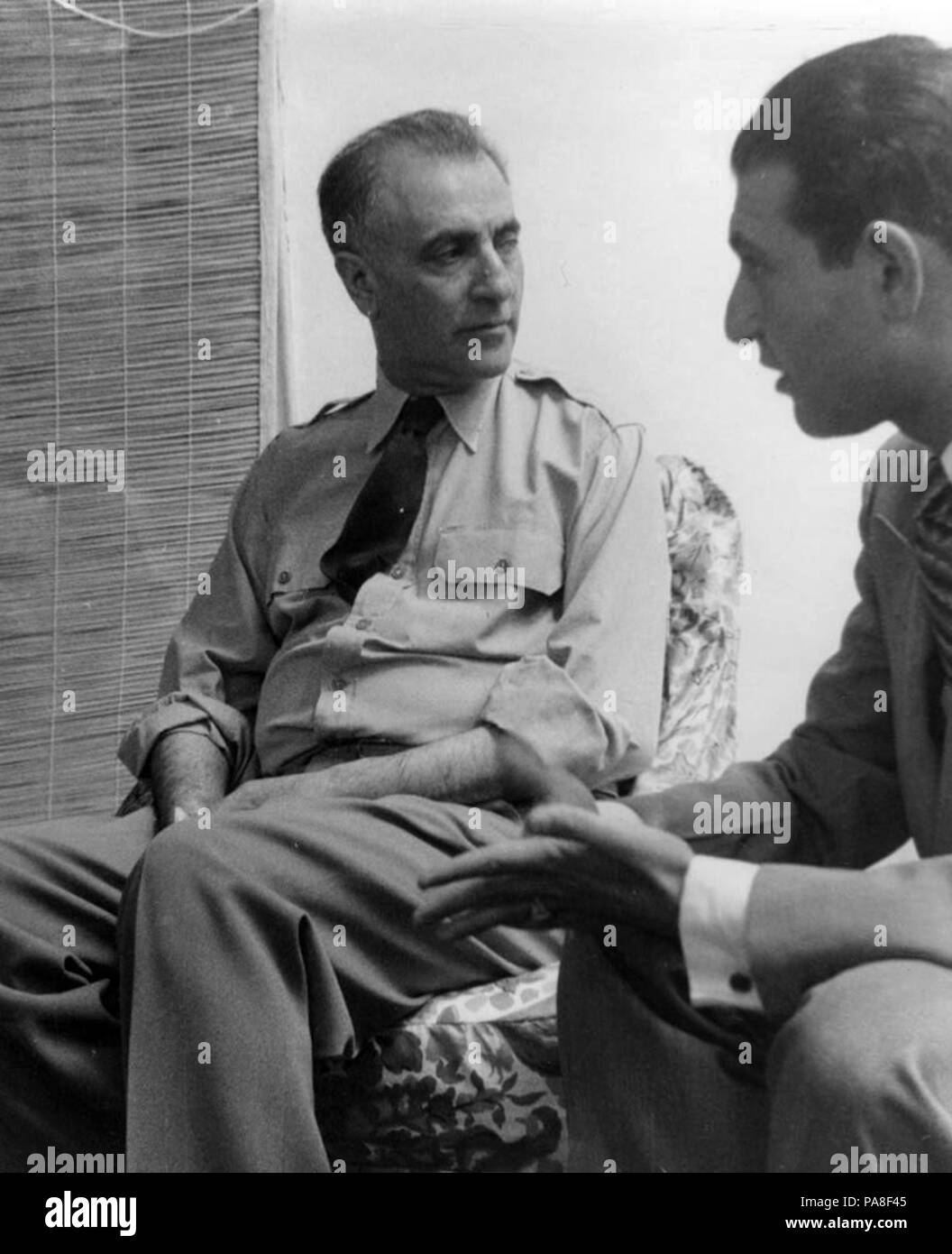 79 Fazlollah Zahedi with his son Ardeshir Zahedi in the first days of ...