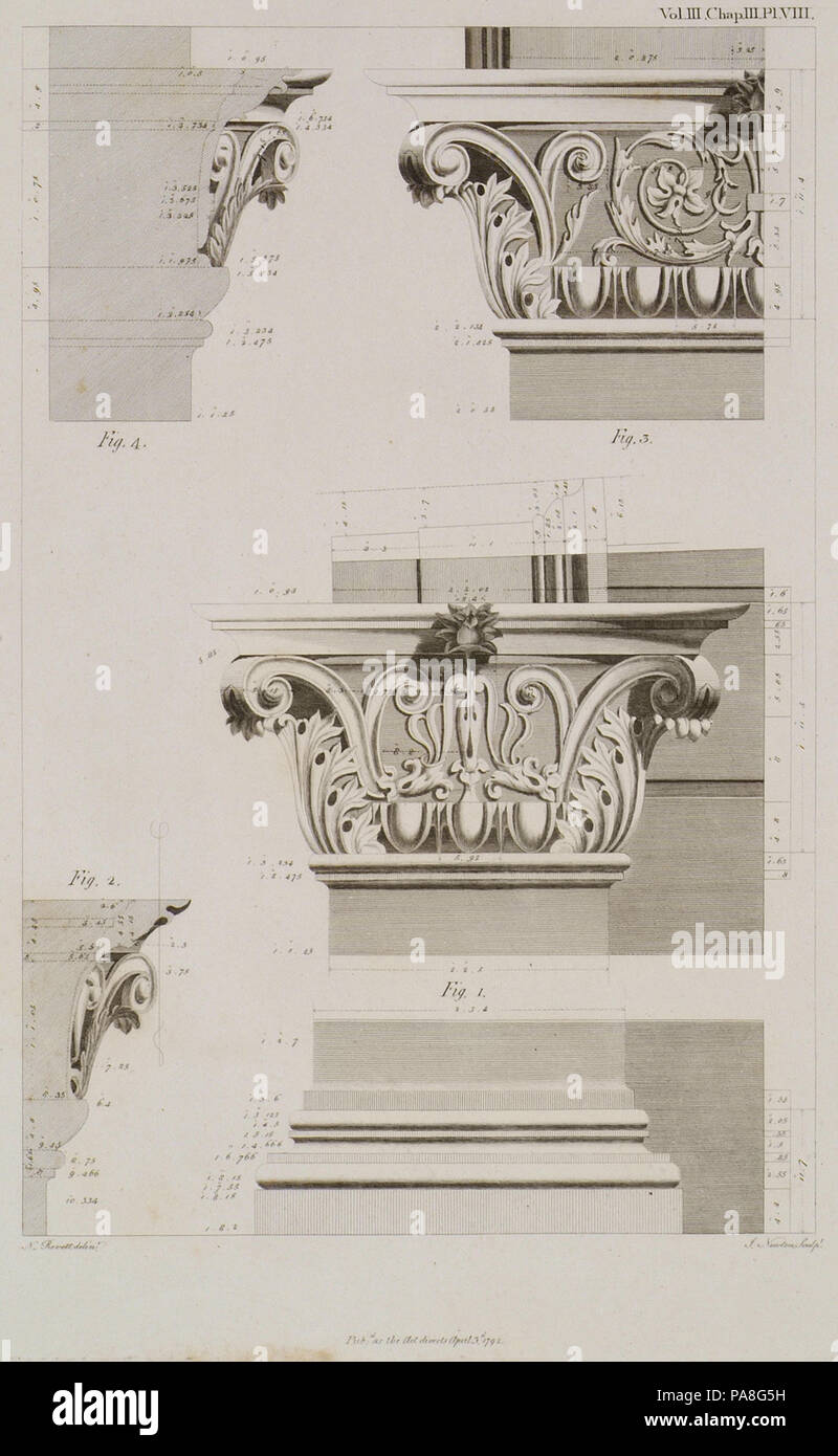 82 Fig 1- The front of the capital, and base of the antae that support ...