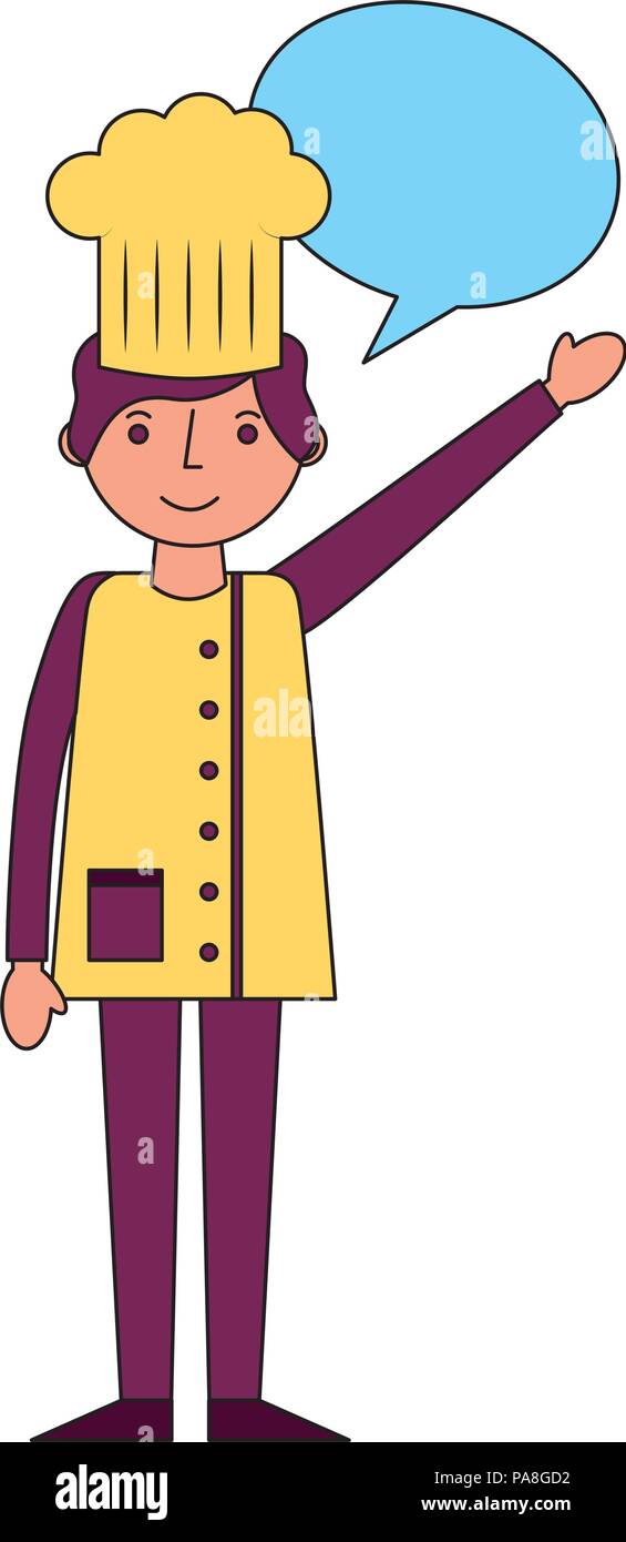 Chef talking cartoon hi-res stock photography and images - Alamy