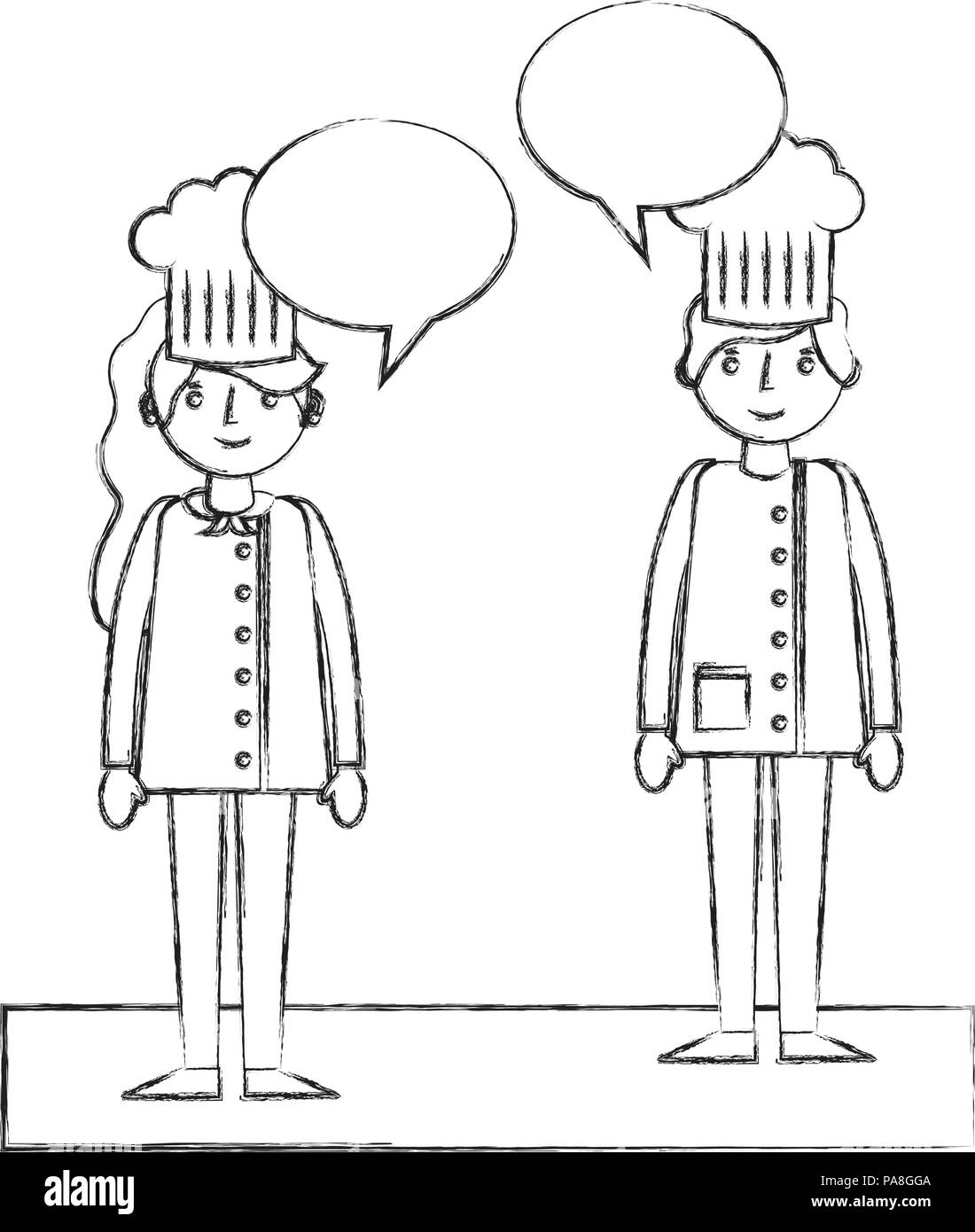 Restaurant manager woman Stock Vector Images - Alamy