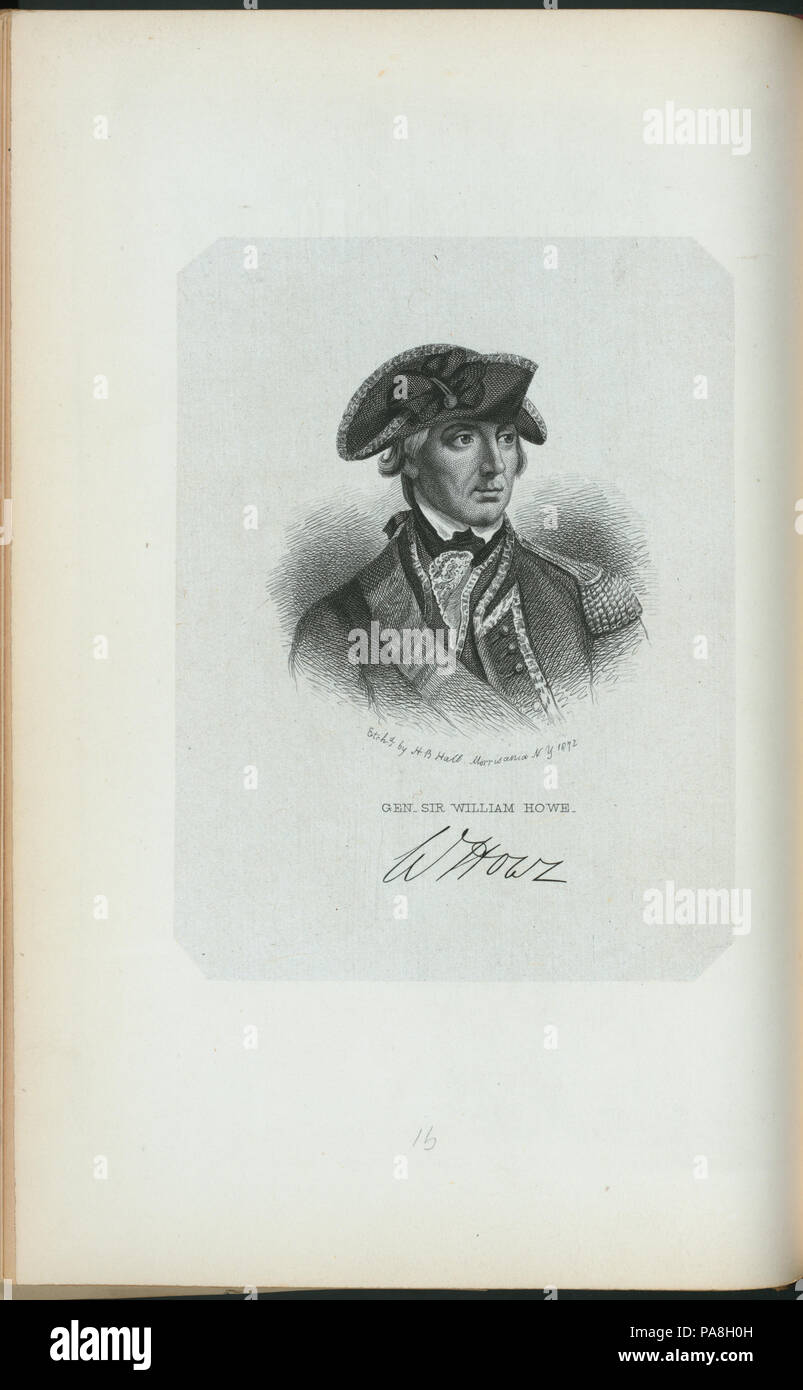 693 Gen. Sir William Howe (NYPL Hades-255794-430819 Stock Photo - Alamy
