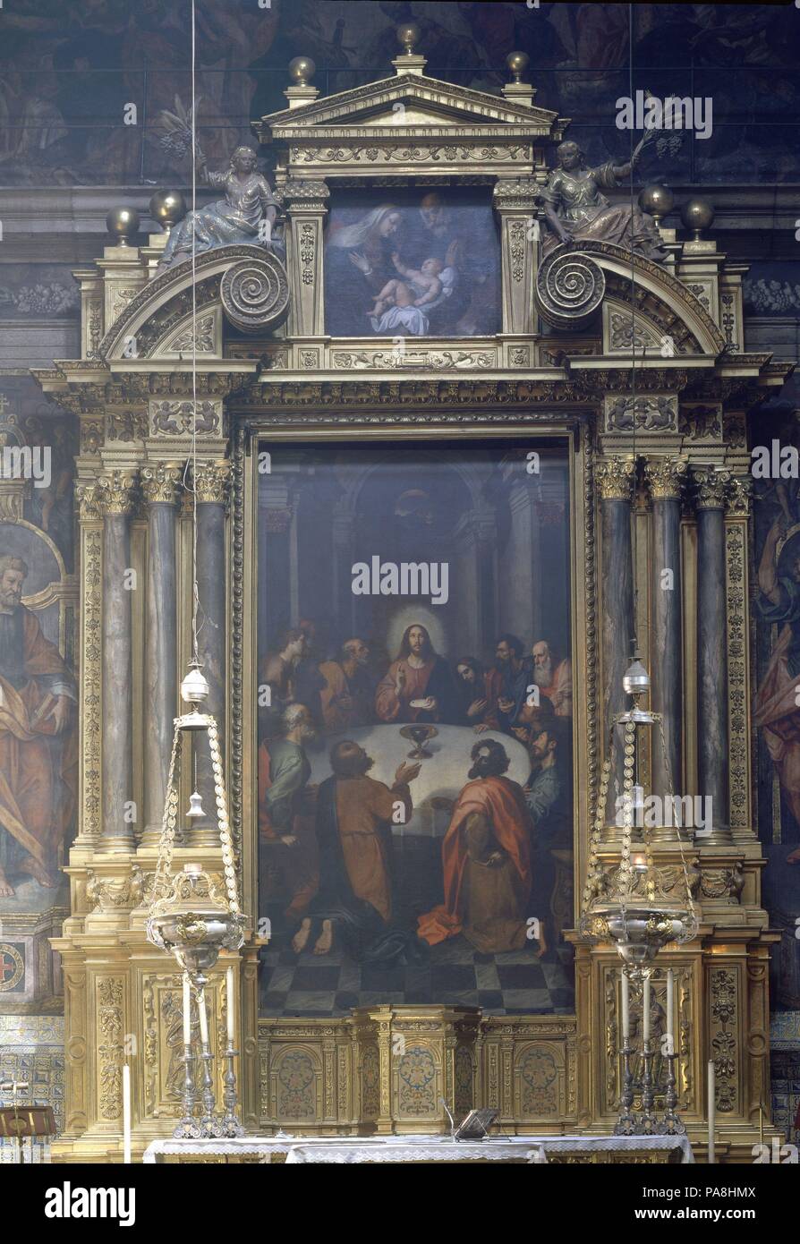 RETABLO DE LA SANTA CENA O INSTITUCION DE LA EUCARISTIA - 1606 ...
