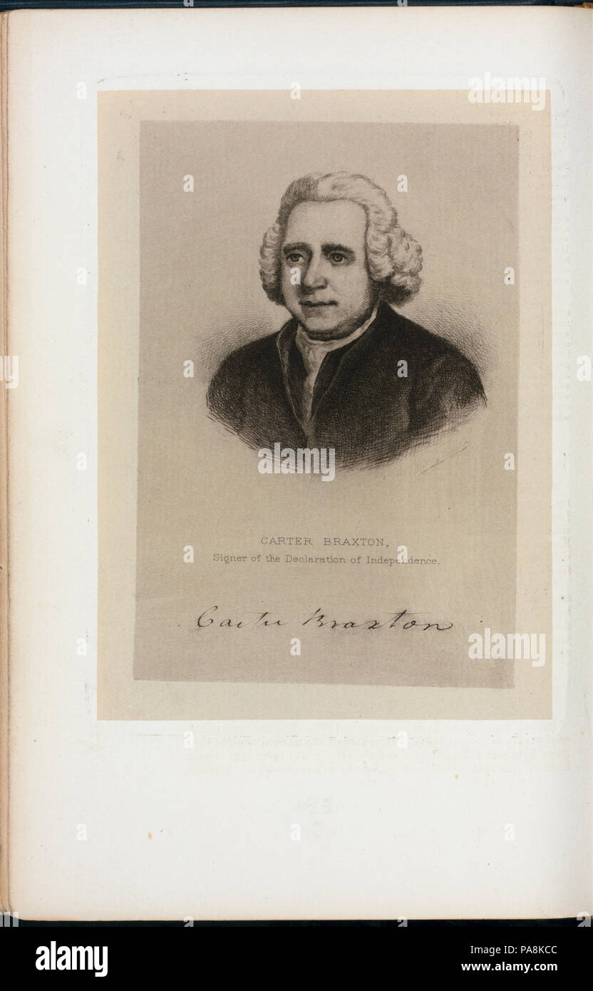 Signer of the declaration hi-res stock photography and images - Alamy