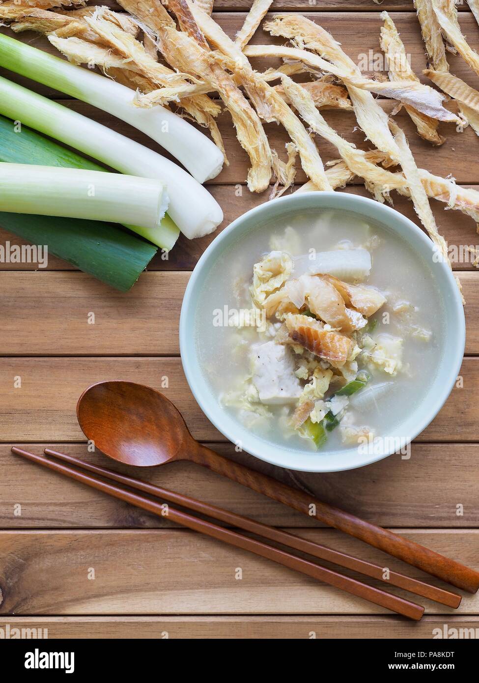 Korean food Dried pollack soup Stock Photo - Alamy