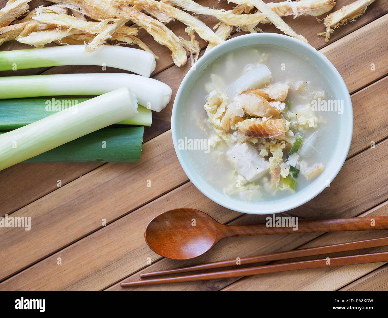 Korean food Dried pollack soup Stock Photo - Alamy