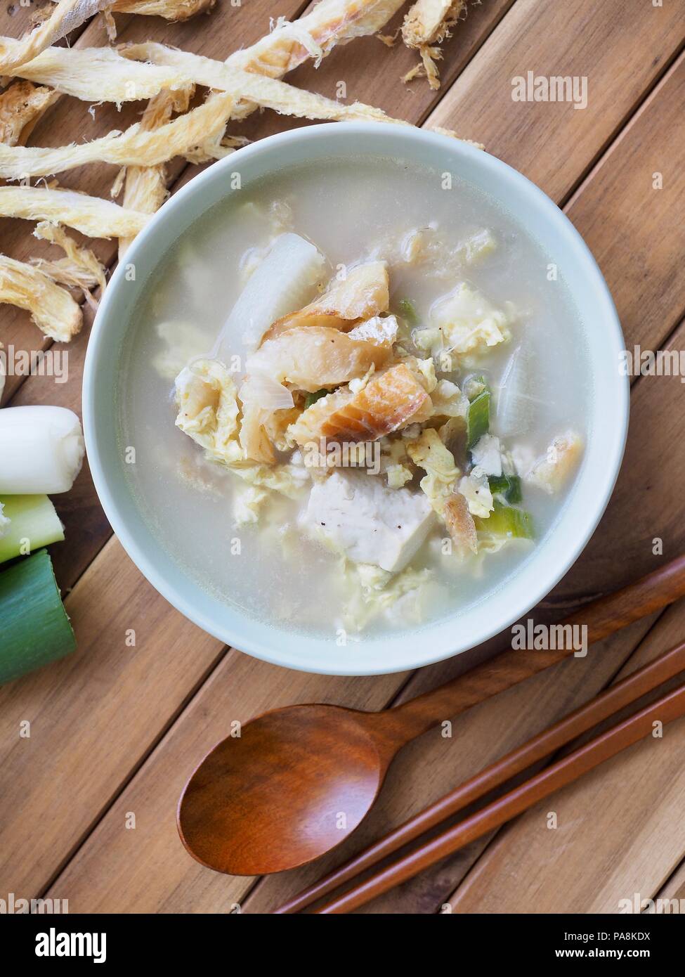 Korean food Dried pollack soup Stock Photo - Alamy