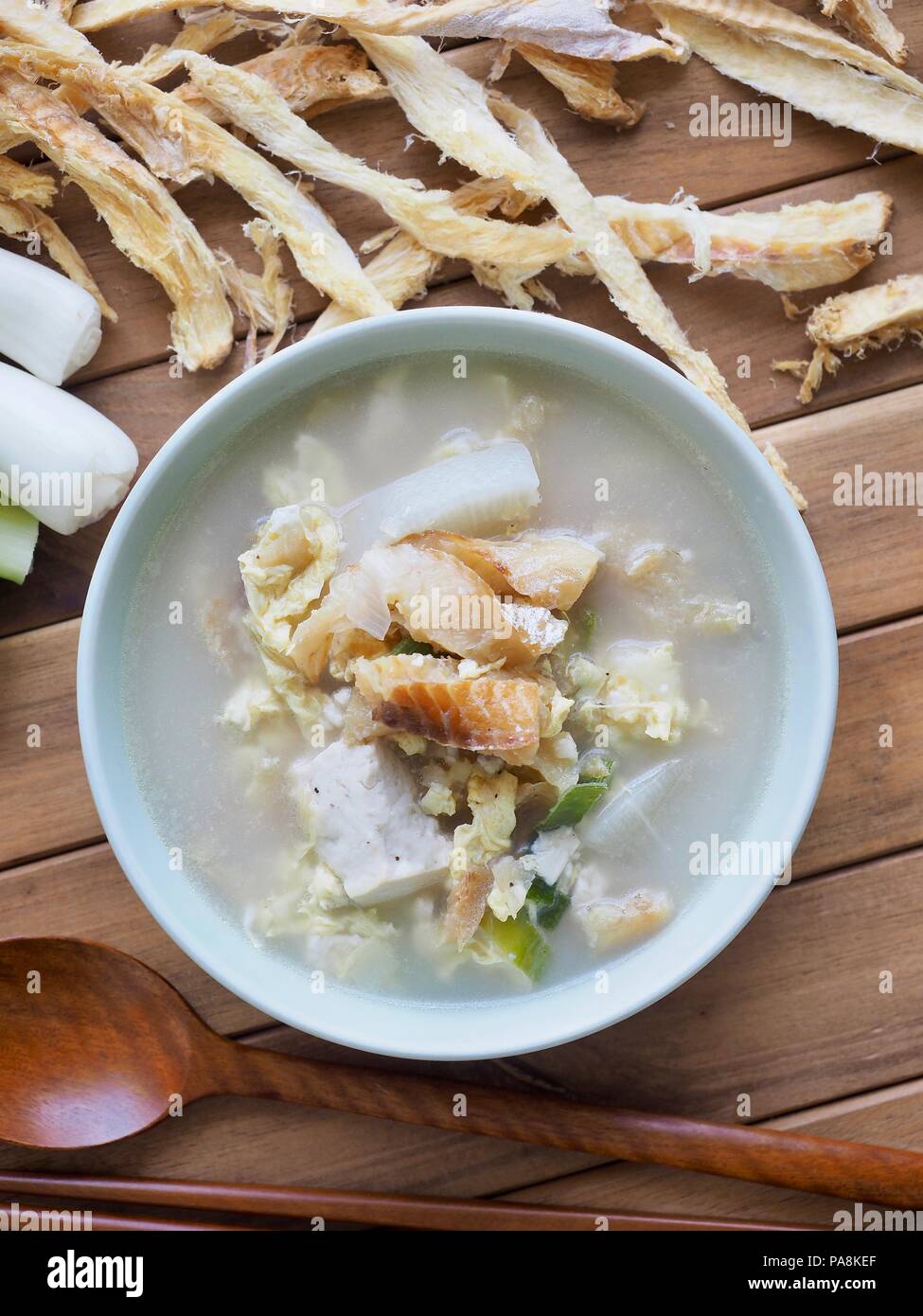 Korean food Dried pollack soup Stock Photo - Alamy