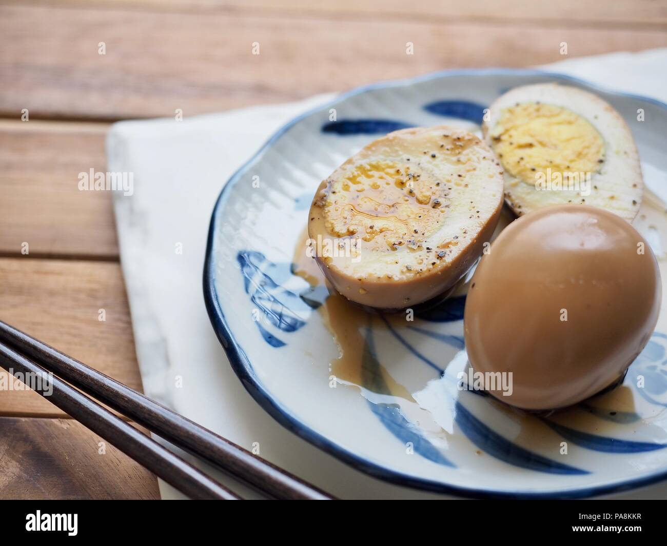 Korean food Soy Sauce Braised egg, Jang-jorim Stock Photo - Alamy