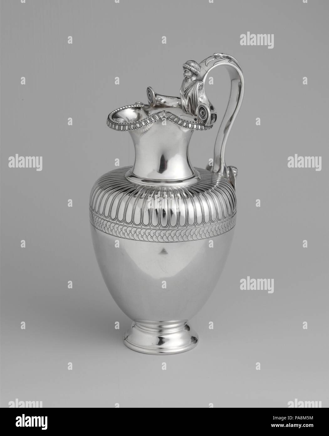 Ewer. Culture: Italian, Naples. Dimensions: Height: 10 13/16 in. (27.5 ...
