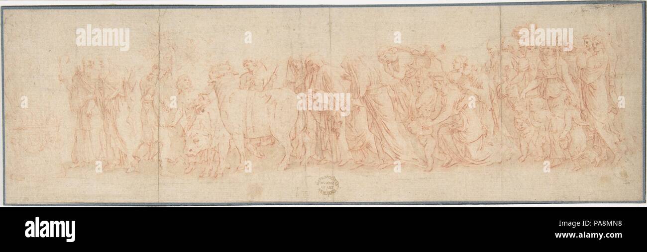Sacrificial Procession. Artist: Anonymous, French, 17th century ...