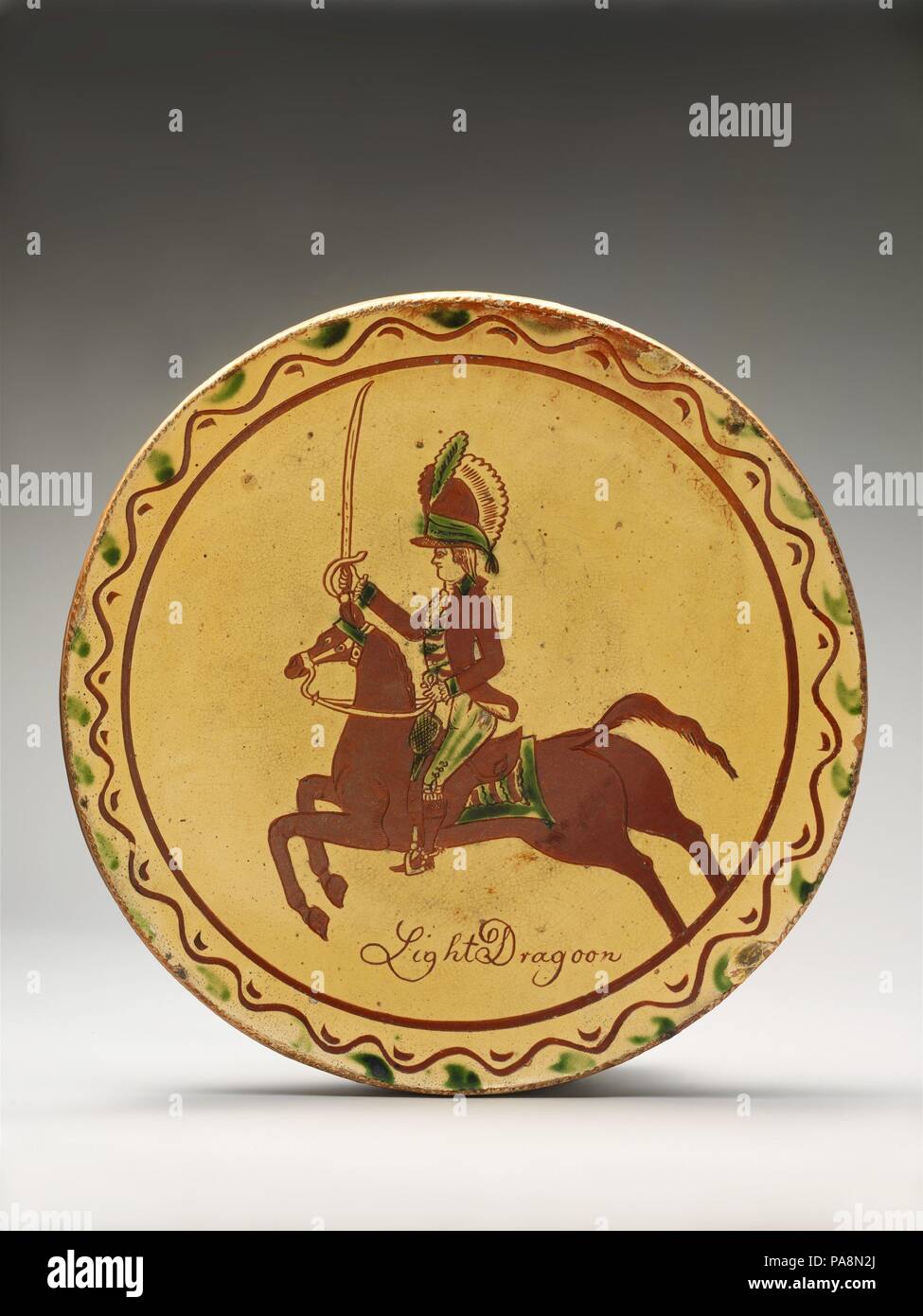 Plate. Culture: American. Dimensions: Diam. 13 1/2 in. (34.3 cm). Date ...