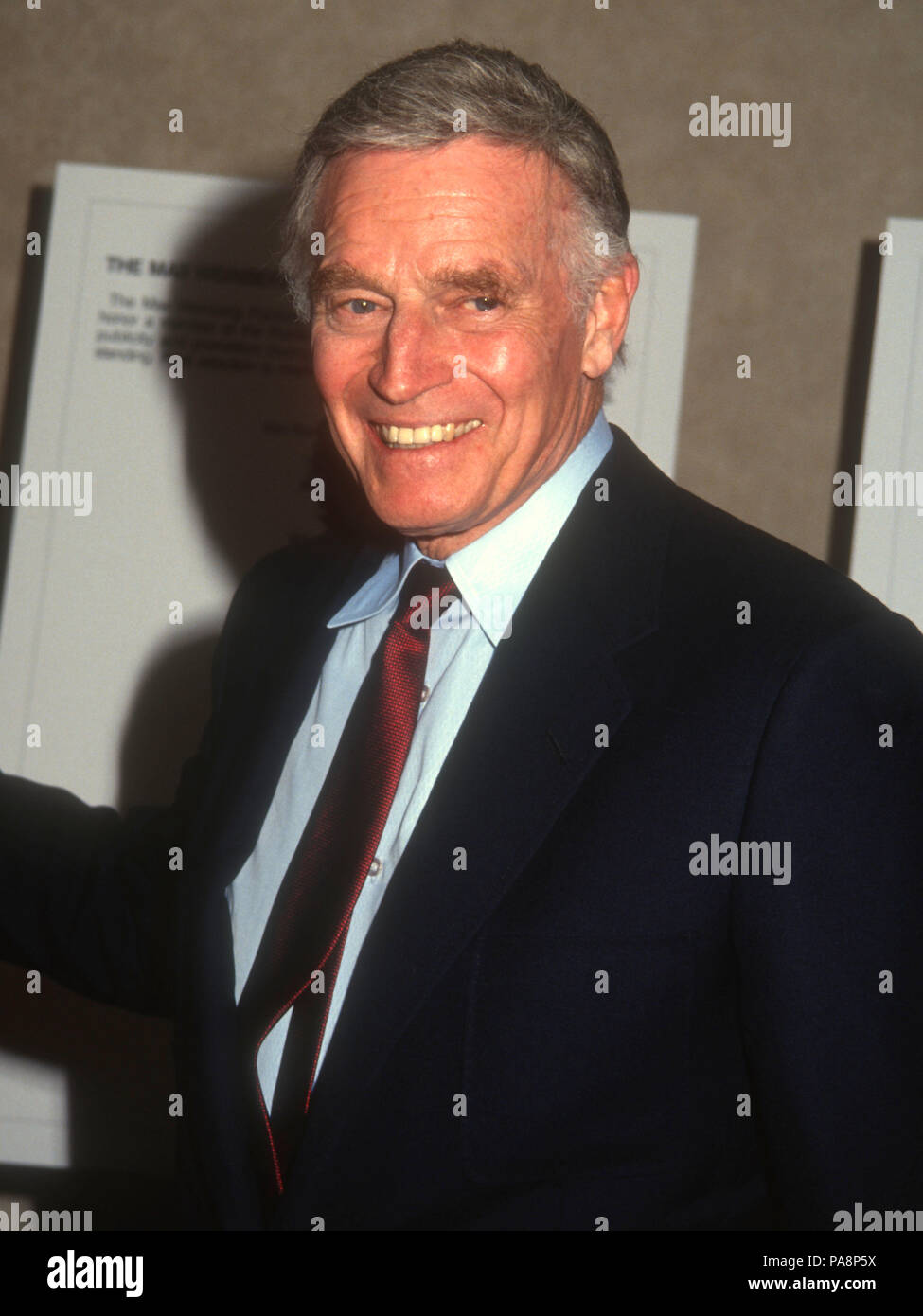 UNIVERSAL CITY, CA - MARCH 27: Actor Charlton Heston attend the 29th ...
