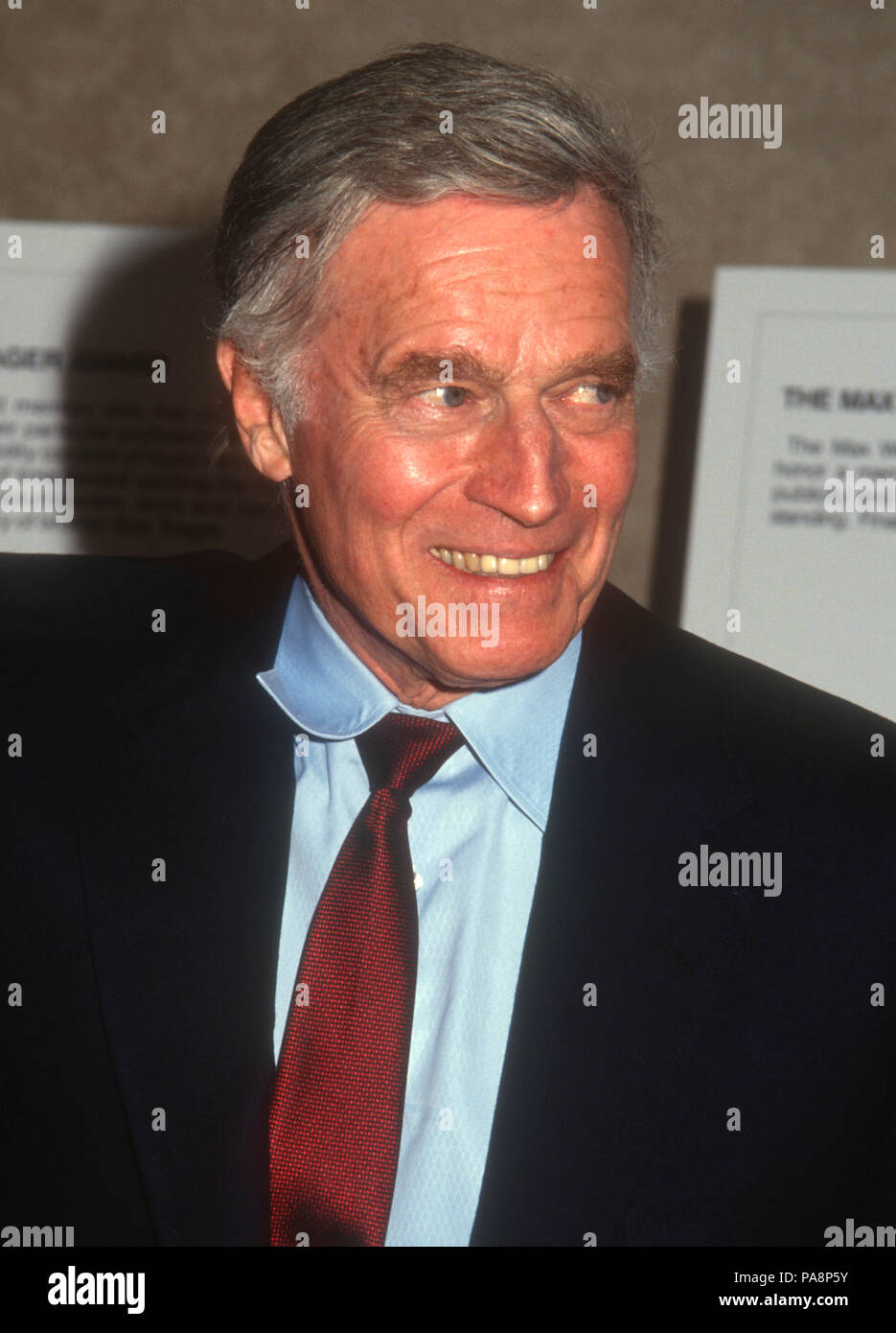 UNIVERSAL CITY, CA - MARCH 27: Actor Charlton Heston attend the 29th ...