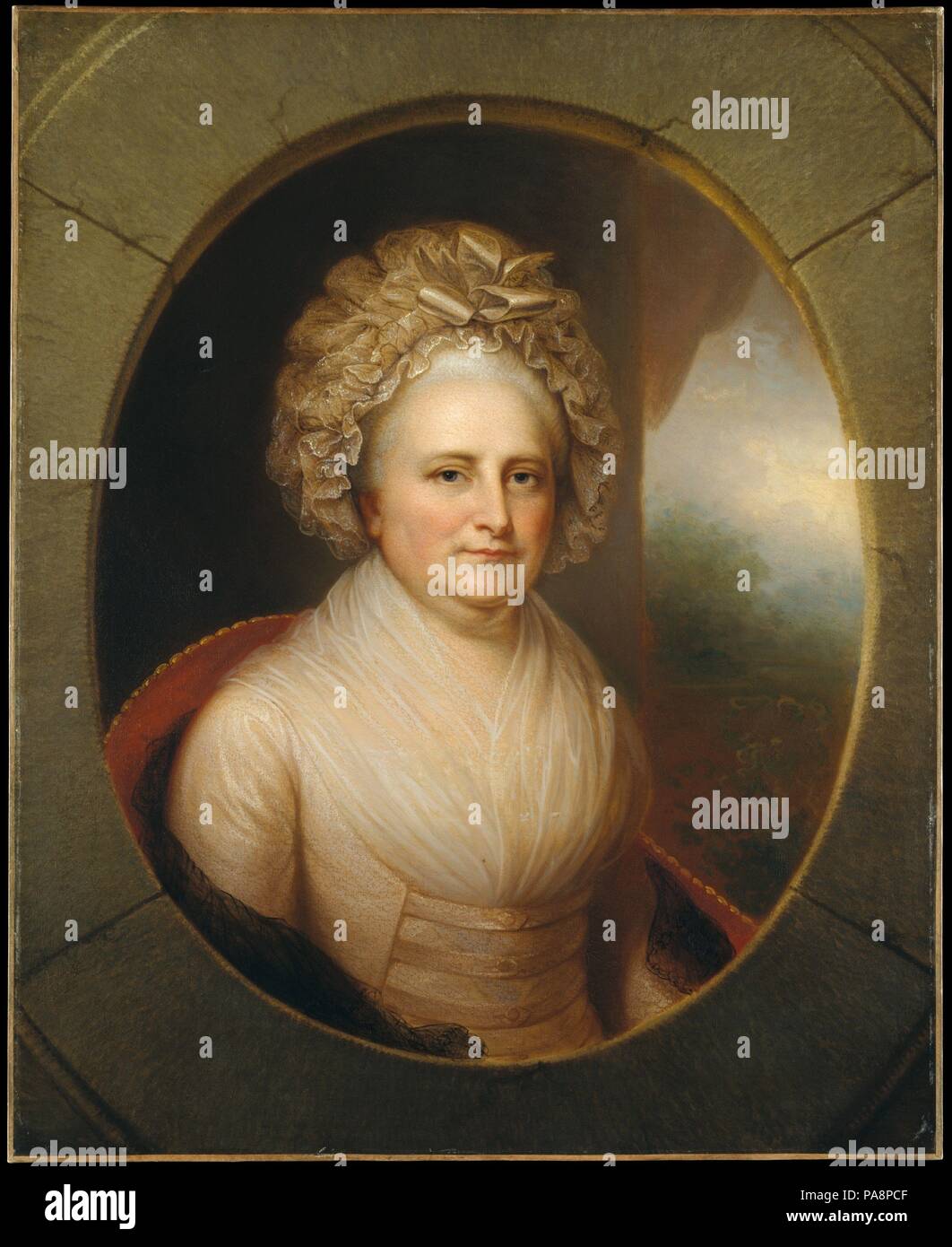 Martha Washington. Artist: Rembrandt Peale (American, Bucks County ...