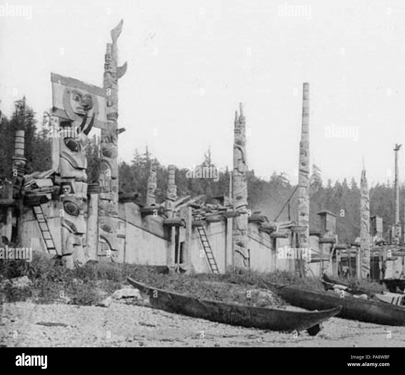 Haida houses hi-res stock photography and images - Alamy