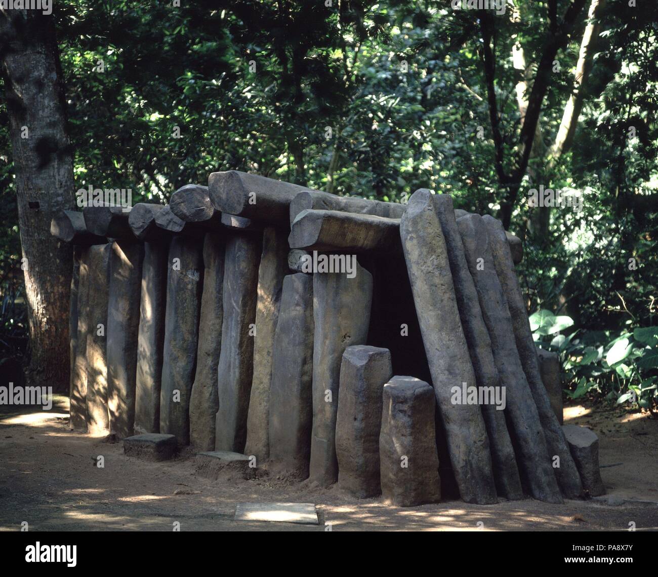 JAULA DEL JAGUAR - 44 COLUMNAS BASALTICAS - ARTE OLMECA. Location ...