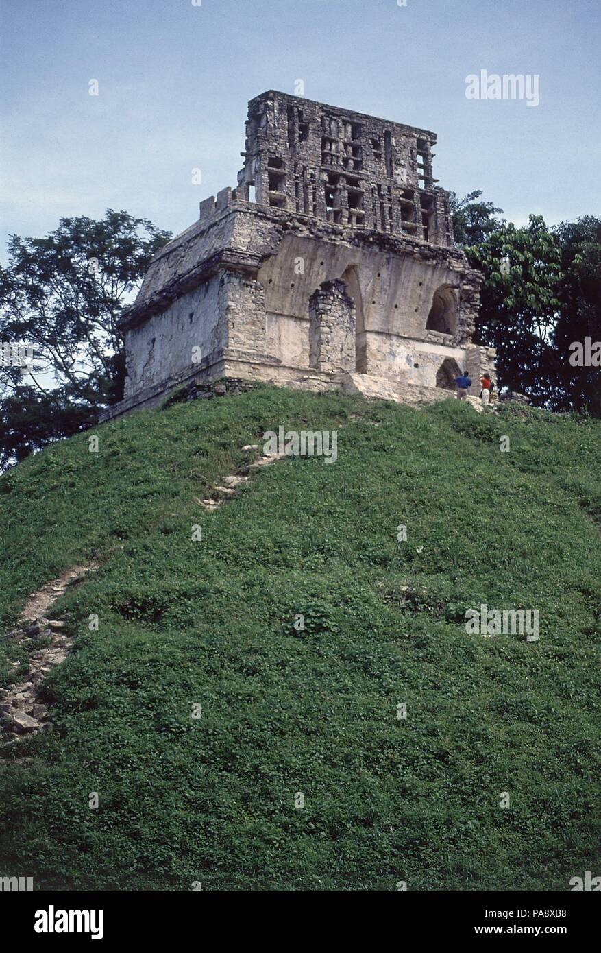 TEMPLO DEL SOL-ARTE MAYA. Location: TEMPLO DEL SOL, PALENQUE, CIUDAD DE ...