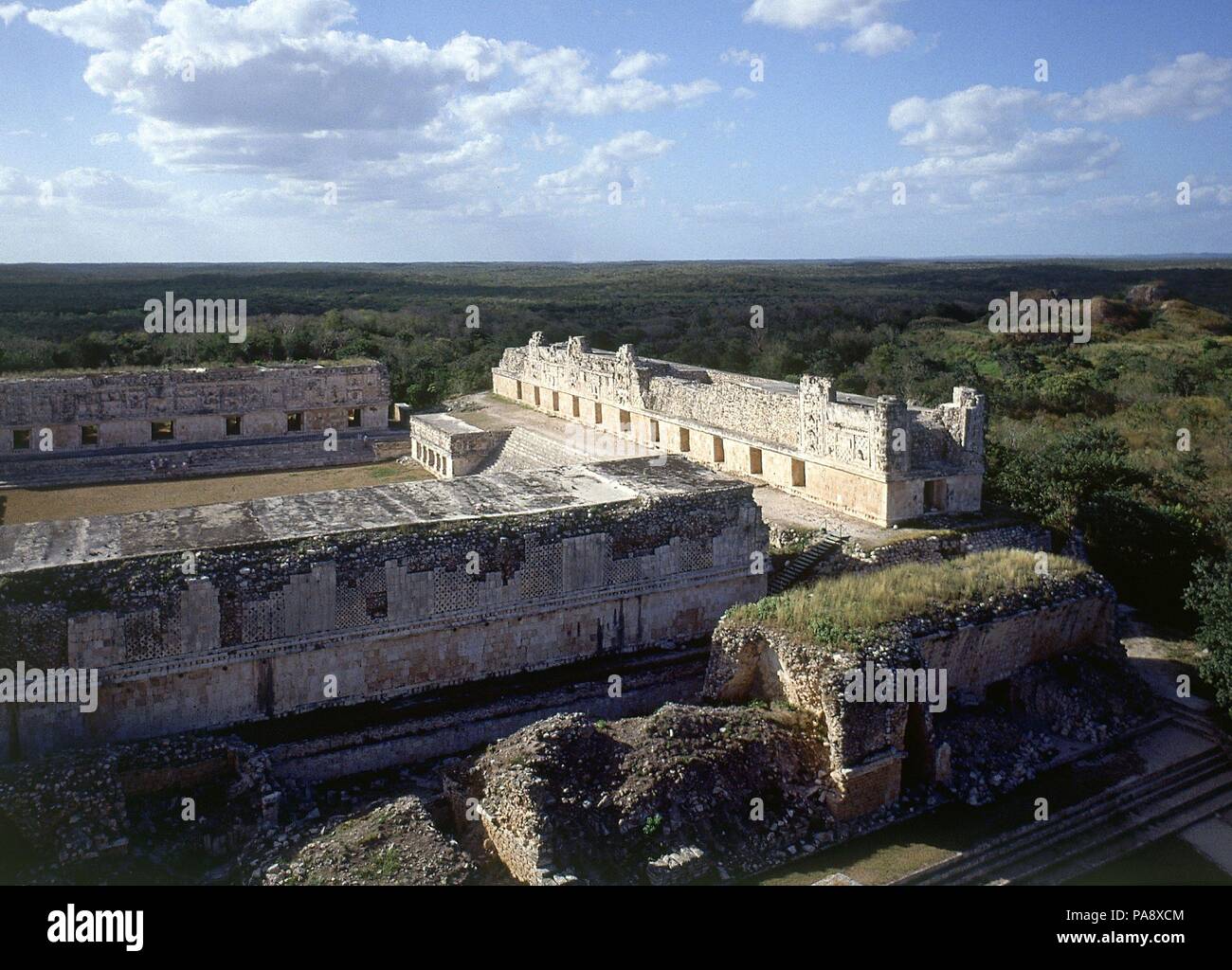 CUADRANGULO DE LAS MONJAS-CONJUNTO HACIA EL LADO NORTE-MAYA. Location ...