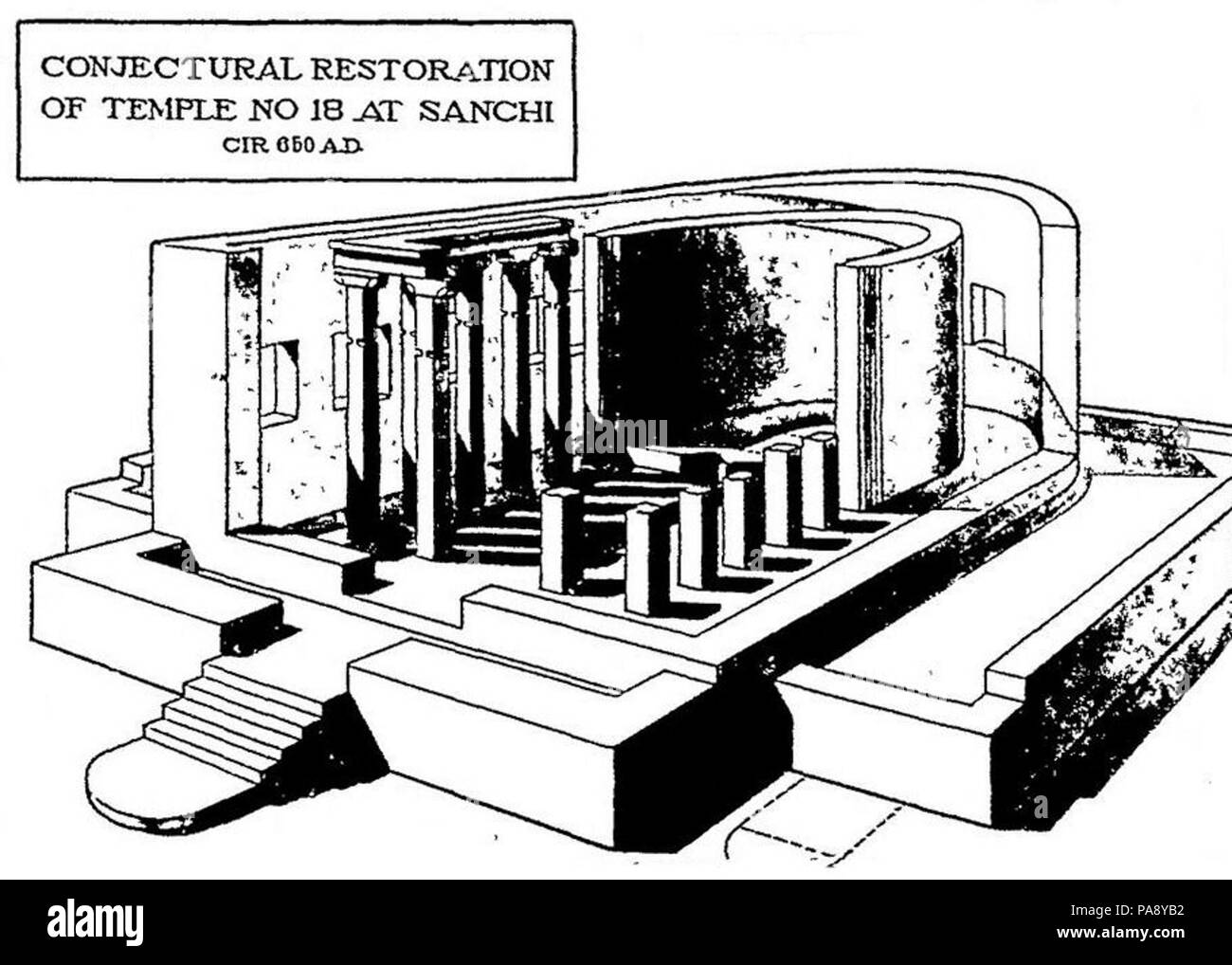 Indian temple unesco Black and White Stock Photos & Images - Alamy