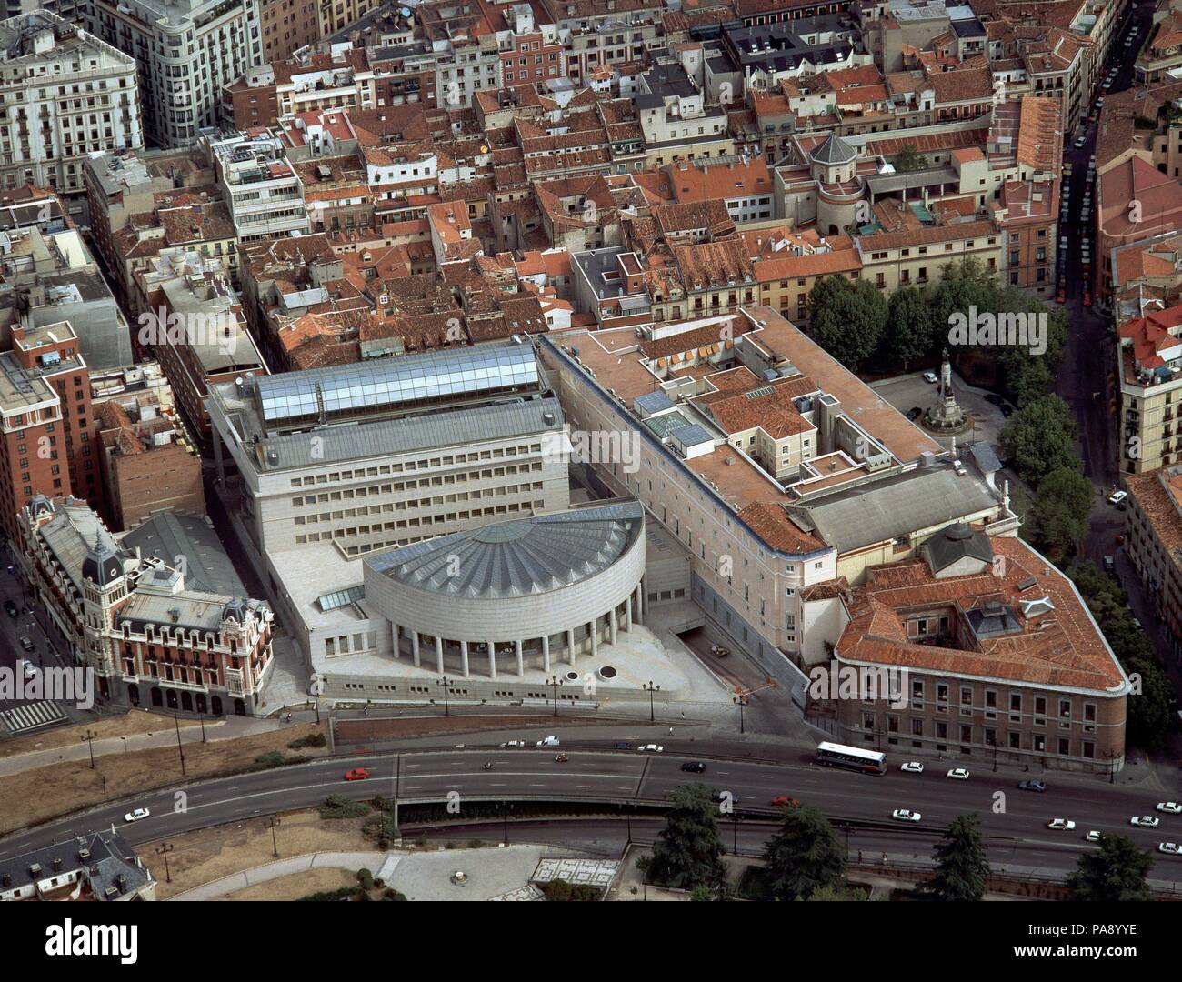 FOTOGRAFIA AEREA DEL SENADO ACTUAL Y DEL NUEVO HEMICICLO - AMPLIACION ...