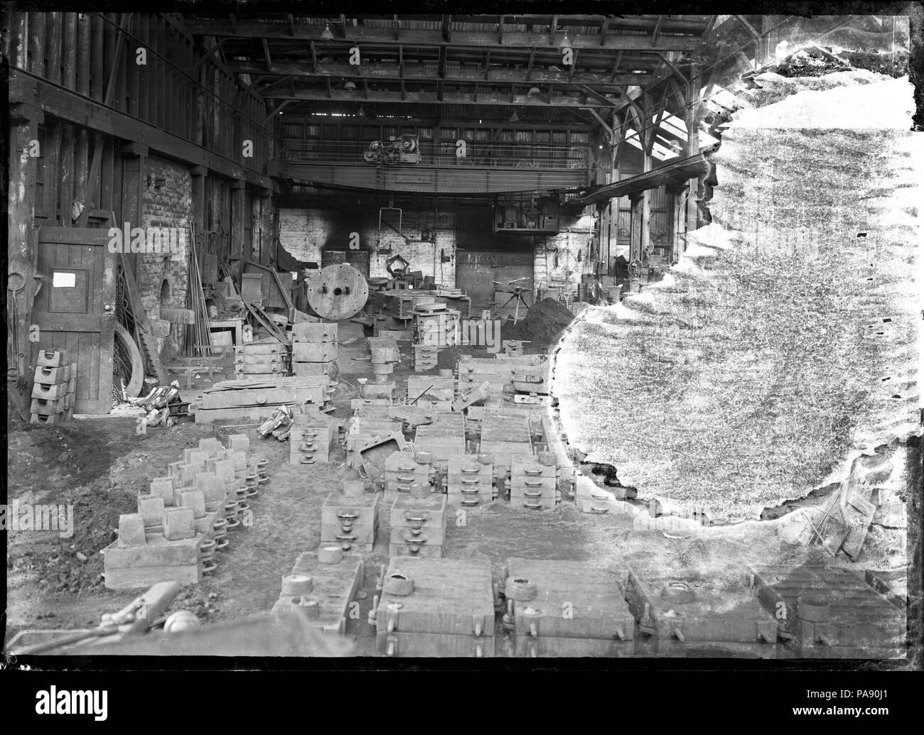 Iron foundry Black and White Stock Photos & Images - Alamy