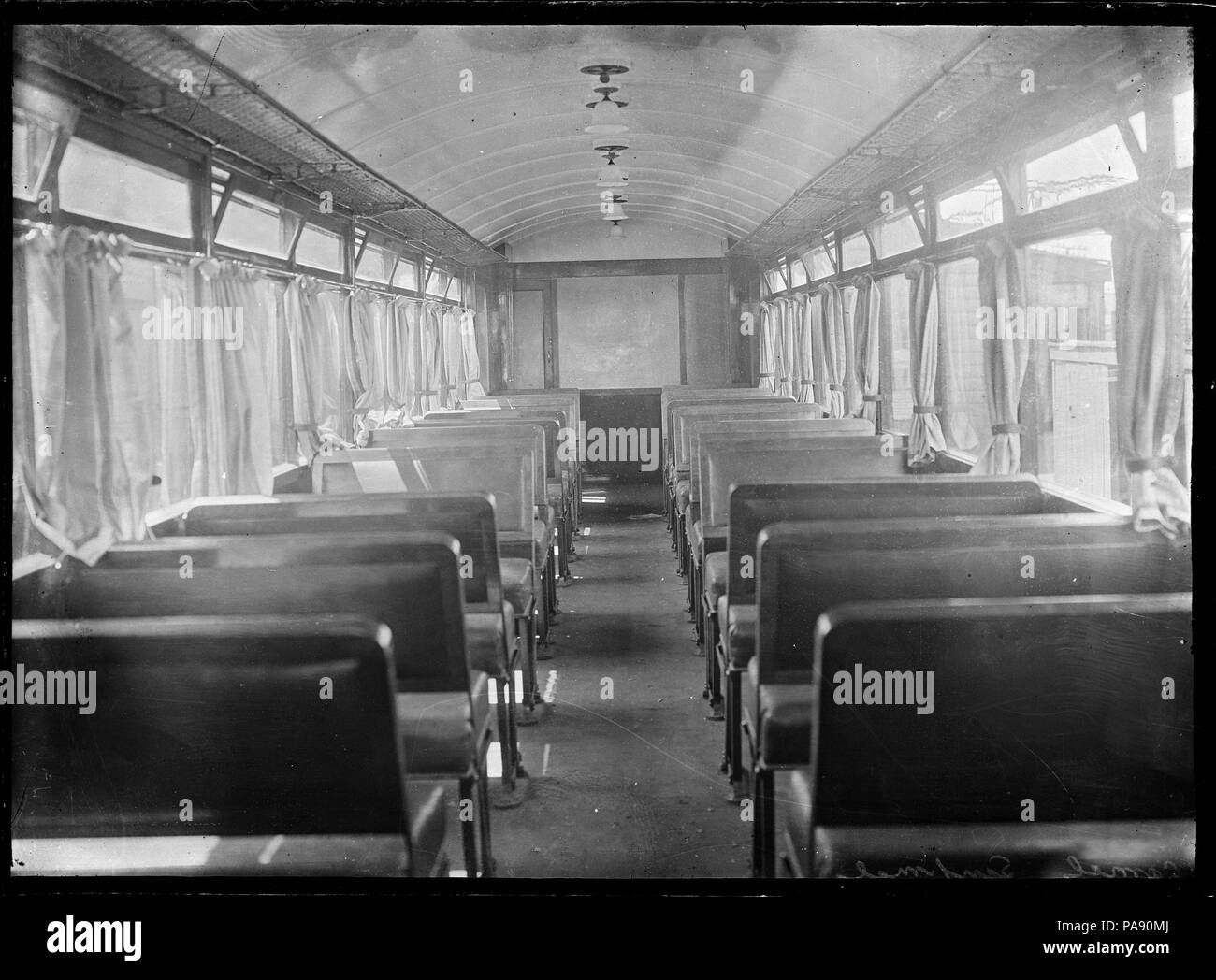 125 Interior view of the Sentinel-Cammell steam rail car. ATLIB 292297 ...