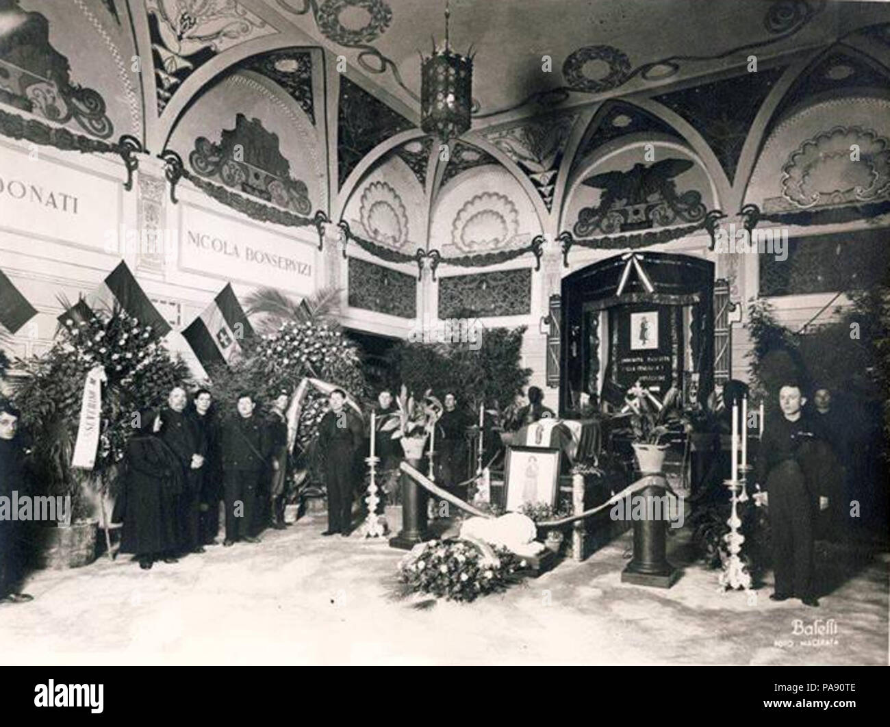 126 Inumazione delle spoglie di Ines Donati nella Cappella degli Eroi ...