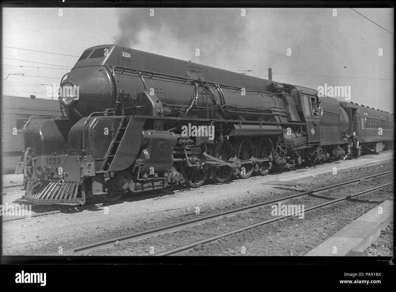 4 8 2 steam locomotive Black and White Stock Photos & Images - Alamy
