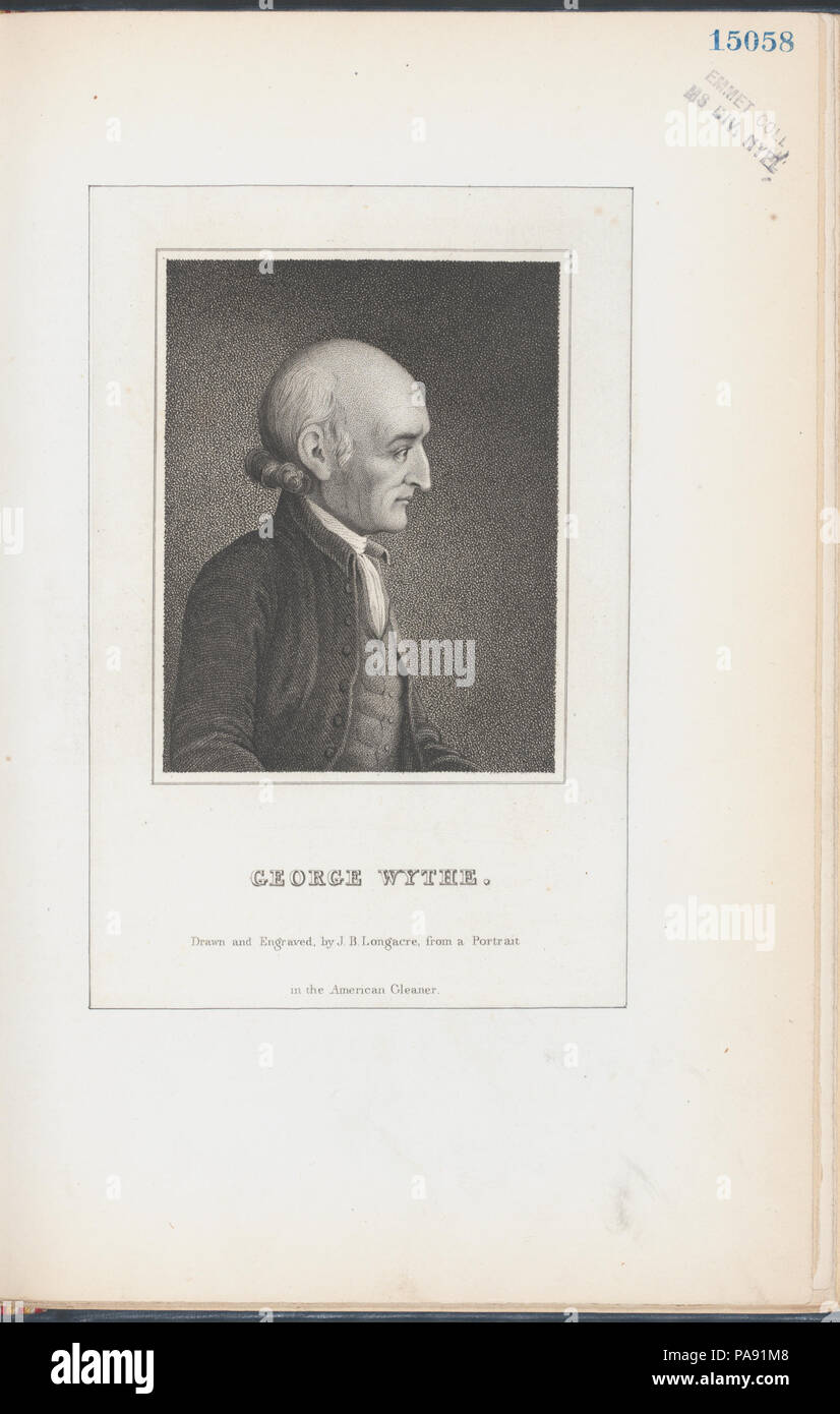 George wythe hi-res stock photography and images - Alamy