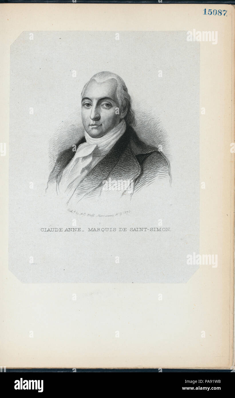 Claude de saint simon hi-res stock photography and images - Alamy