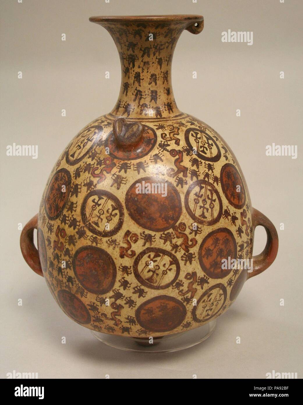 Storage Jar (Aryballus). Culture: Inca. Dimensions: H. 11 1/2 x W. 9 1/ ...