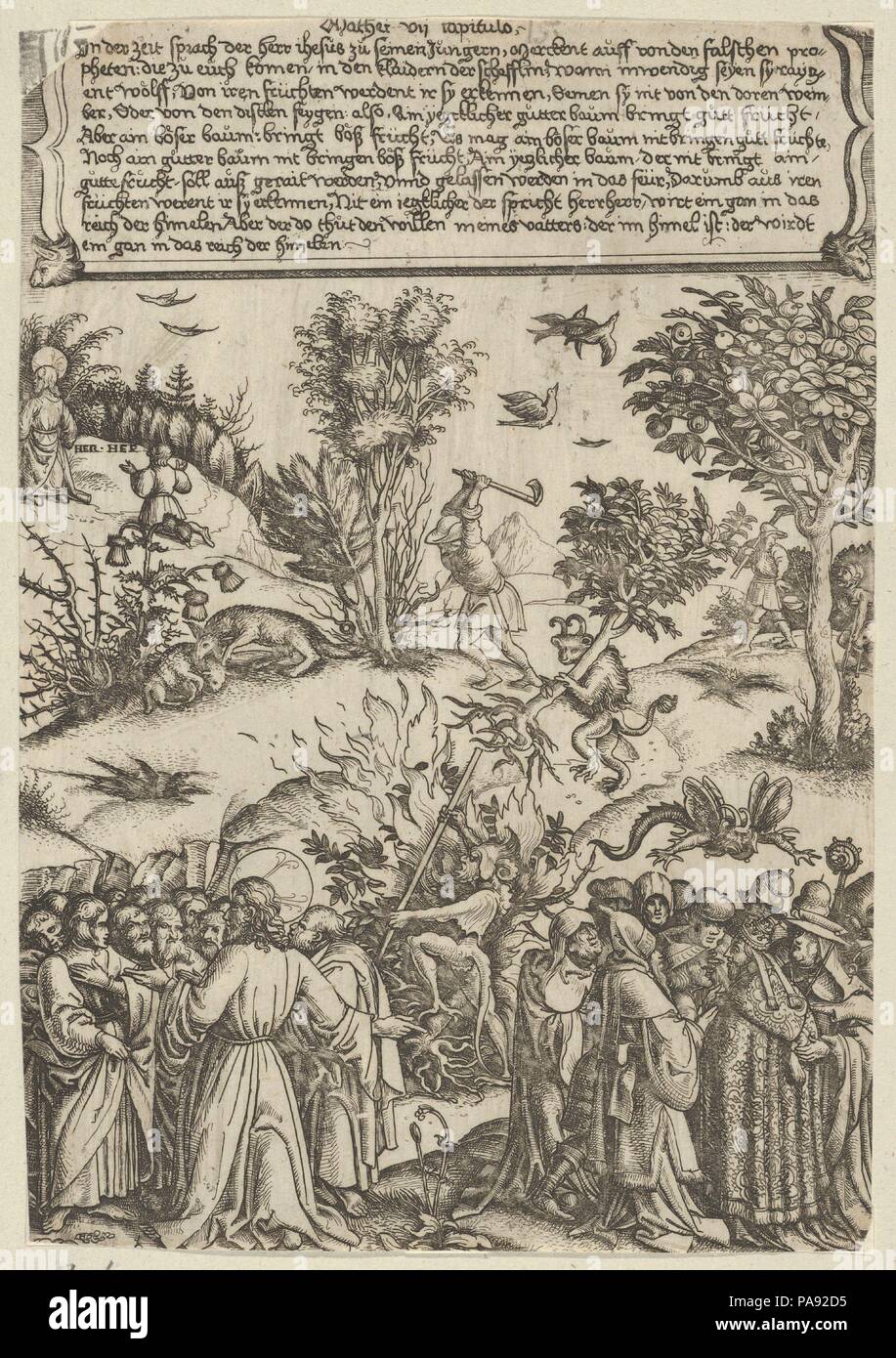 Christ denouncing false prophets hi-res stock photography and images ...