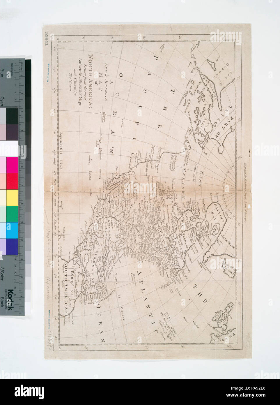 A new & accurate map of North America - drawn from the most authentic ...