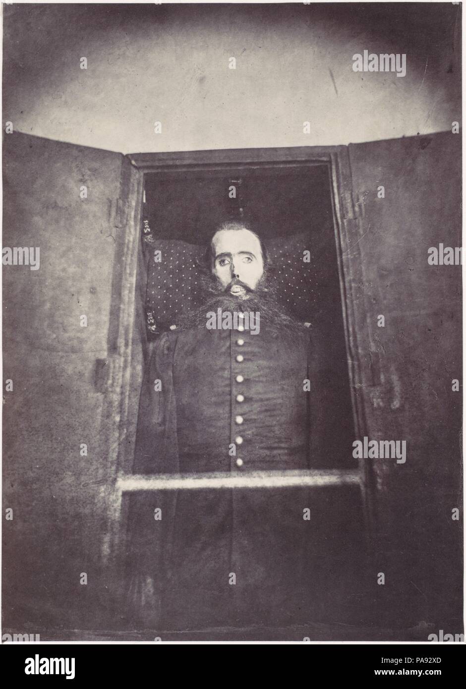 [The Corpse of Emperor Maximilian I of Mexico]. Artist: François Aubert ...