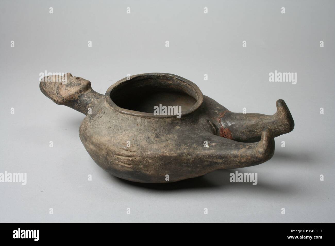 Figure Bowl. Culture: Mississippian. Dimensions: Height 3 in.. Date ...