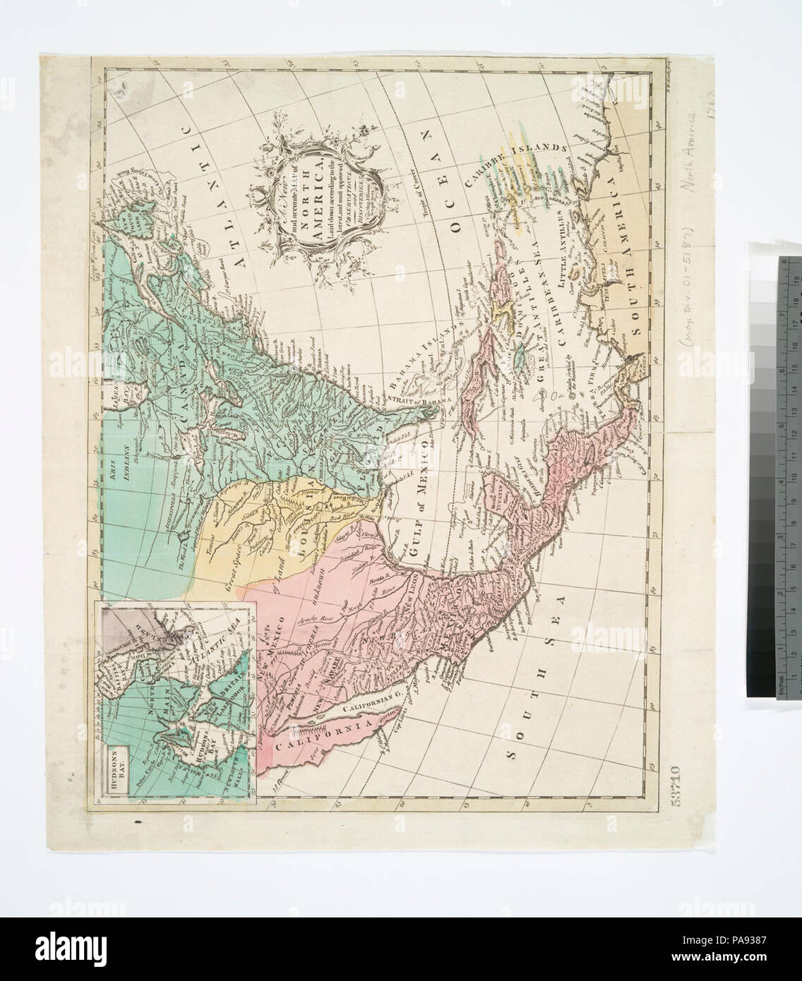 A new and accurate map of North America - laid down according to the ...