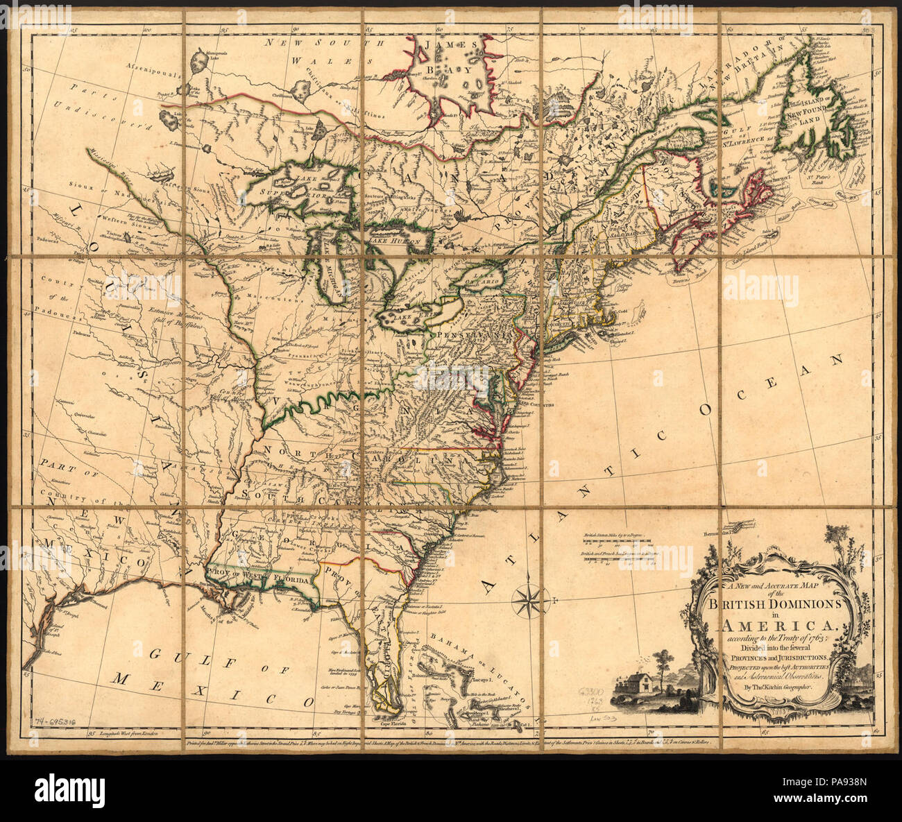 A new and accurate map of the British dominions in America, according ...