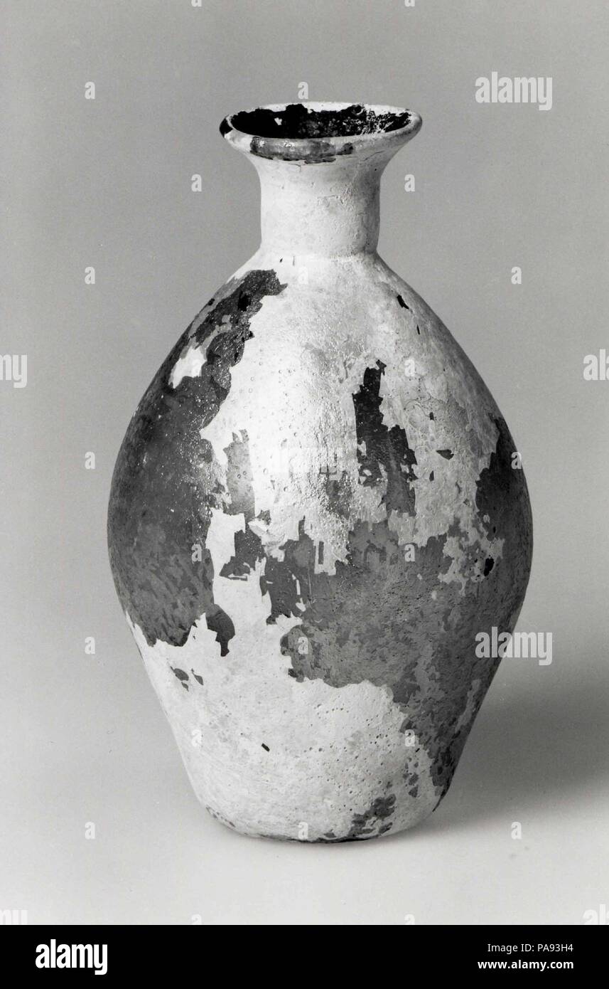 Jar. Culture: Roman. Dimensions: H. 12.4 cm; diam. of rim 3.8 cm; diam ...