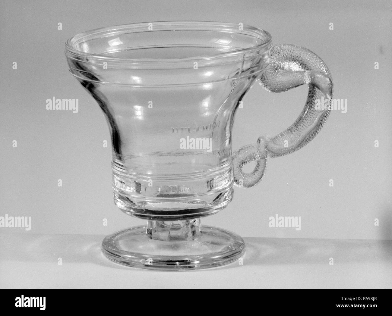 Mug. Culture: American. Dimensions: H. 3 1/2 in. (8.9 cm). Maker: James ...