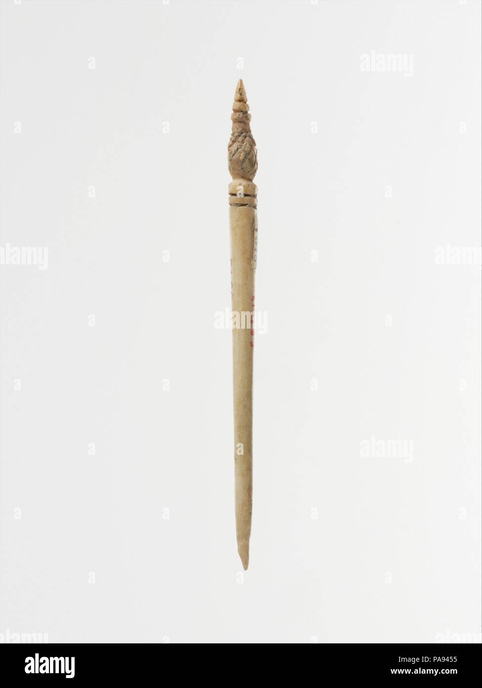 Bone hairpin. Culture: Roman. Dimensions: H.: 3 1/16 in. (7.8 cm). Date ...