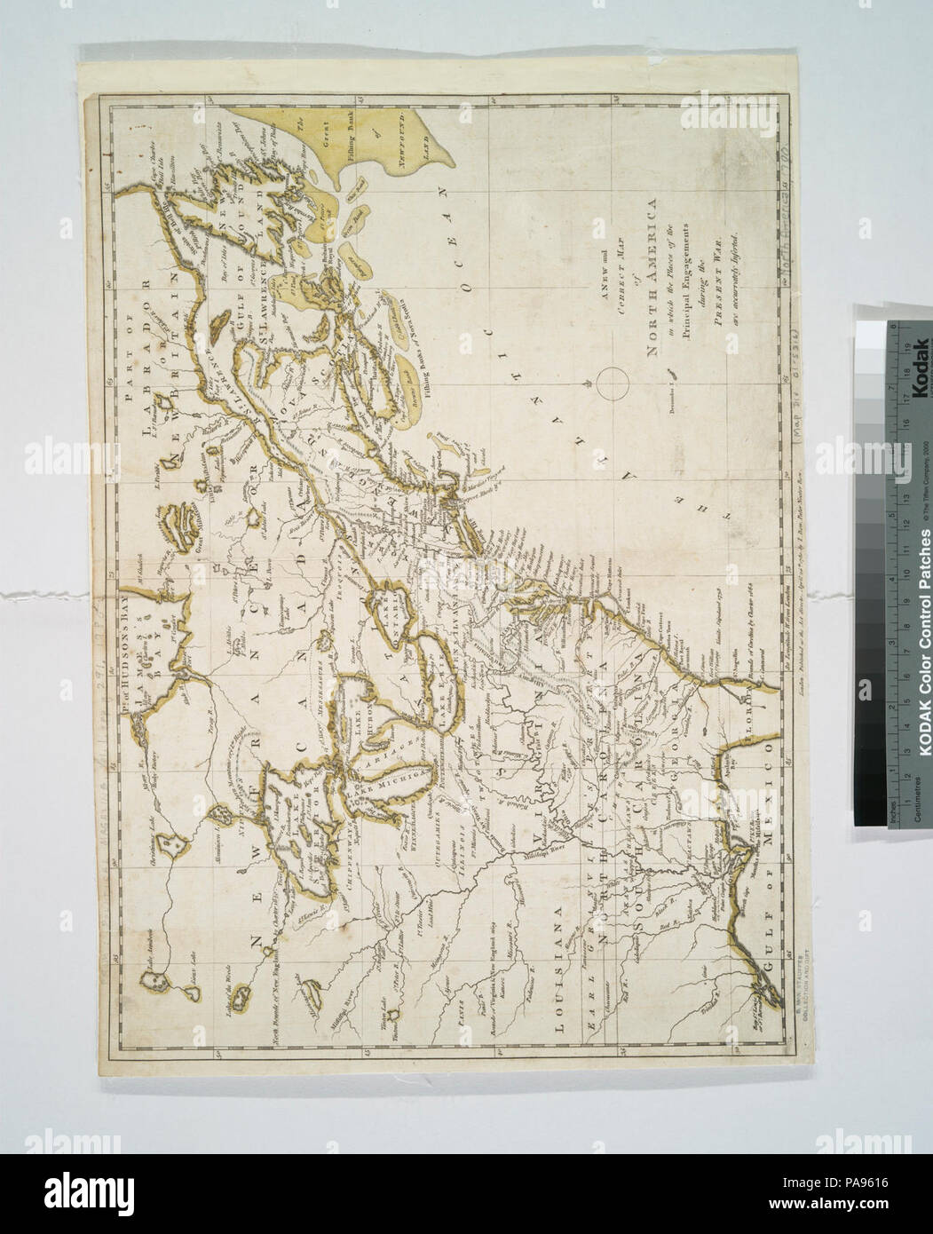 A new and correct map of North America - in which the places of the ...