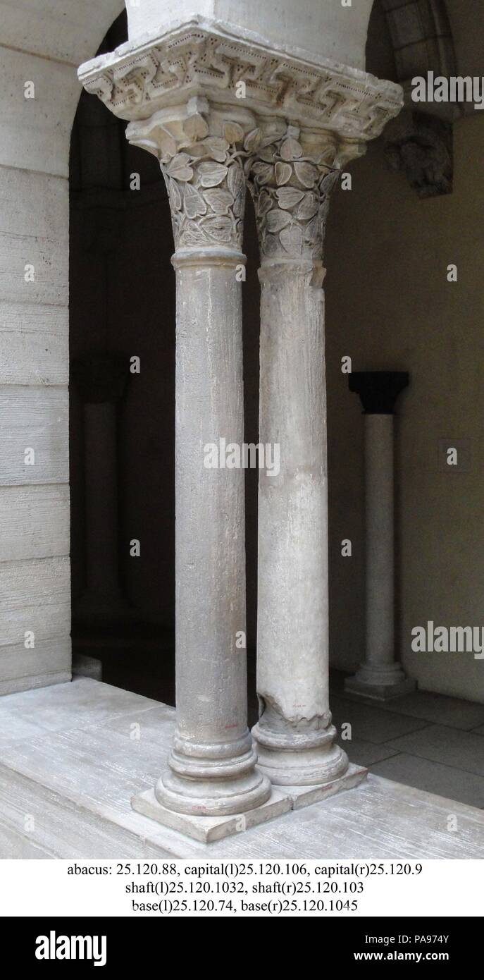 Column Shaft. Culture: French. Dimensions: Height: 40 1/2 in (102.9 cm ...