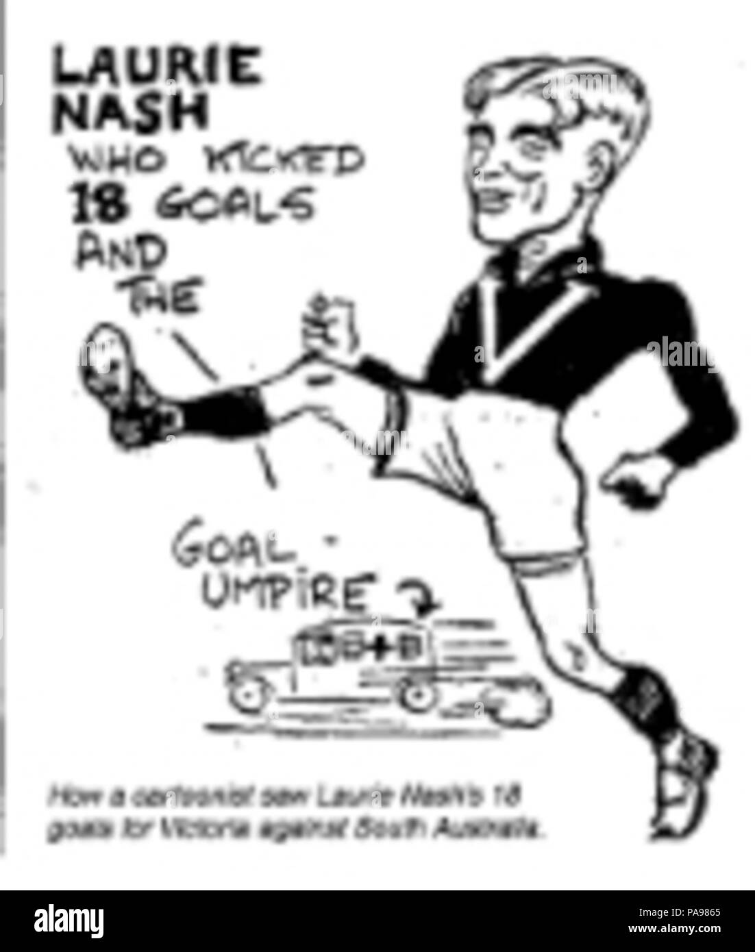 154 Laurie Nash 1934 cartoon Stock Photo - Alamy
