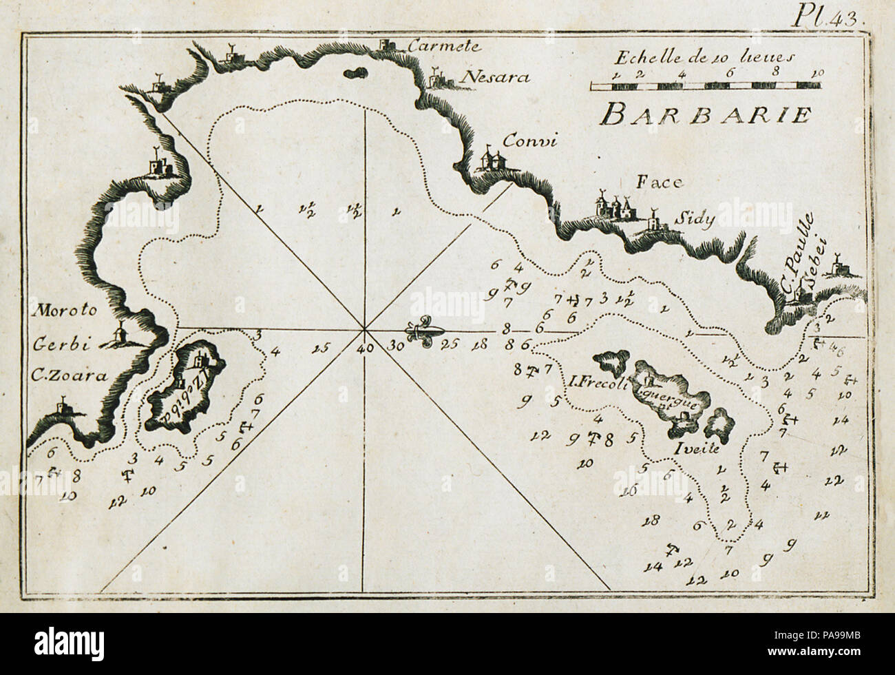 Gabes map hi-res stock photography and images - Alamy