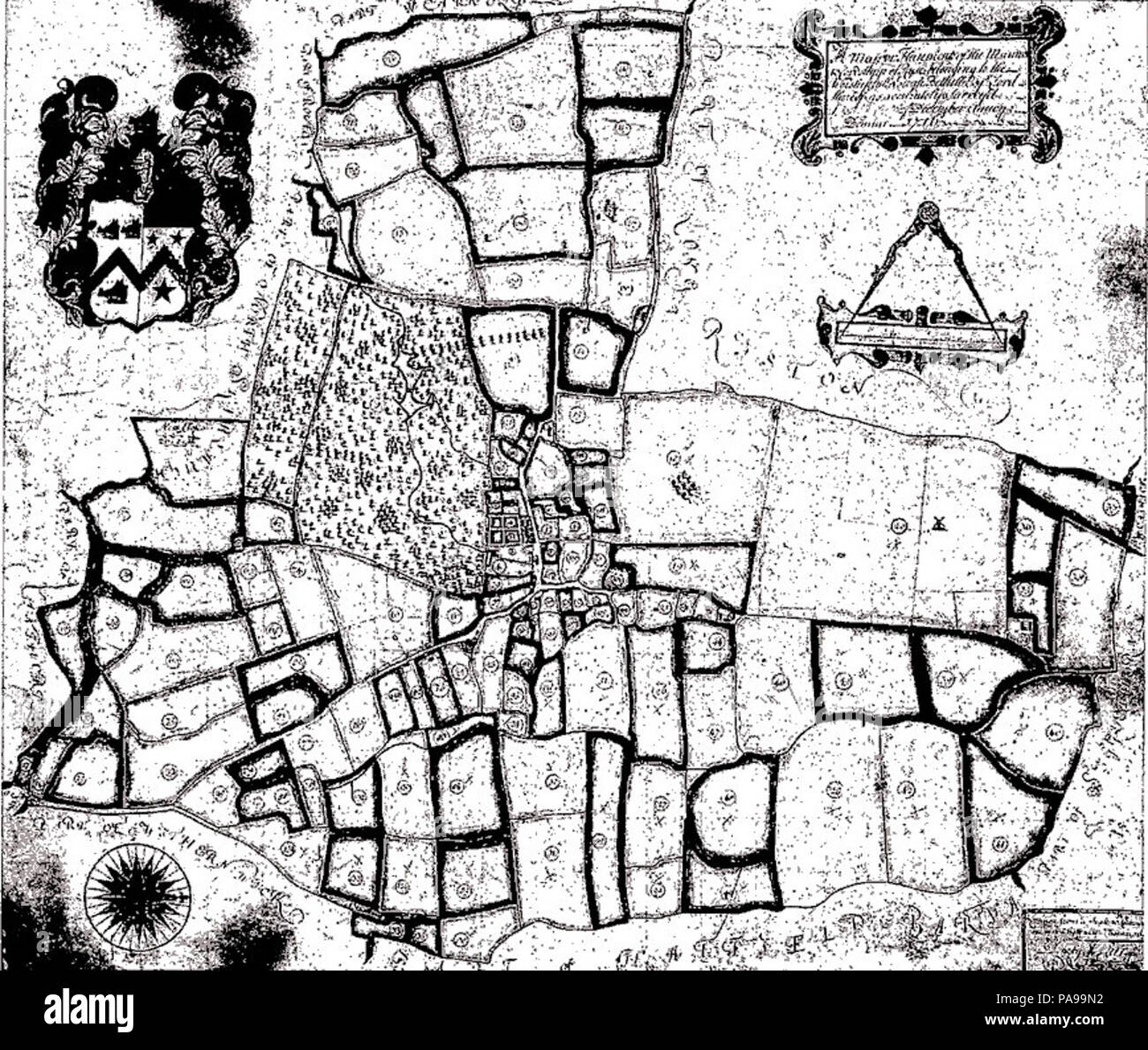 Map of the estate hi-res stock photography and images - Alamy