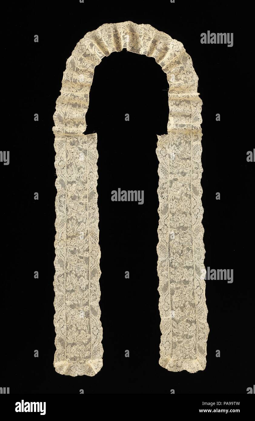 Lappet. Culture: Flemish. Date: 1740-70. Although these joined lappets ...