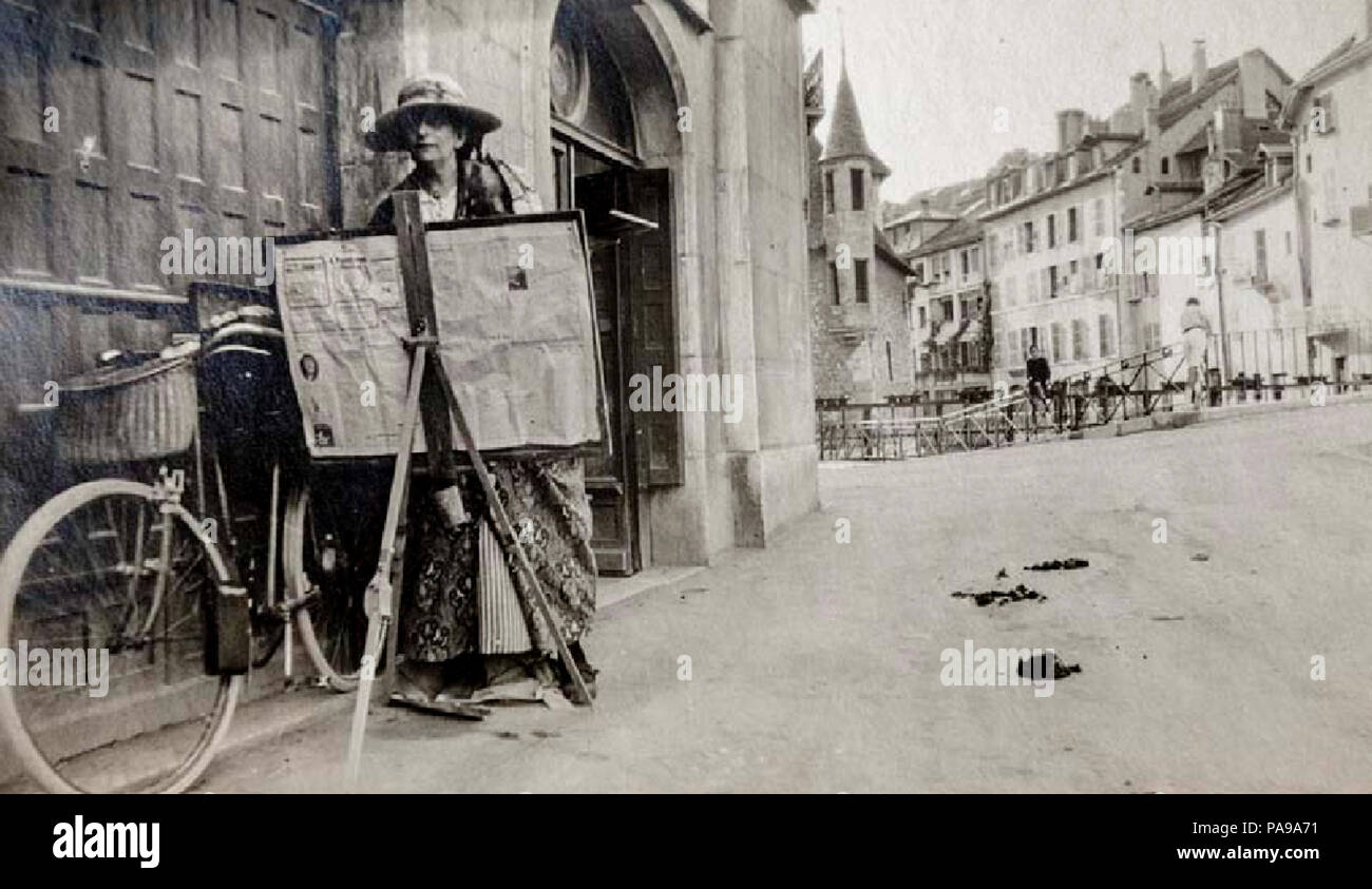 168 Marie Henriques in Annécy 1920s Stock Photo - Alamy