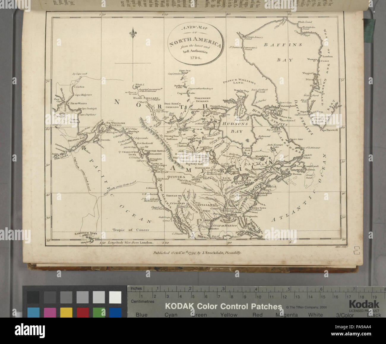A new map of North America from the latest and best authorities, 1794 ...