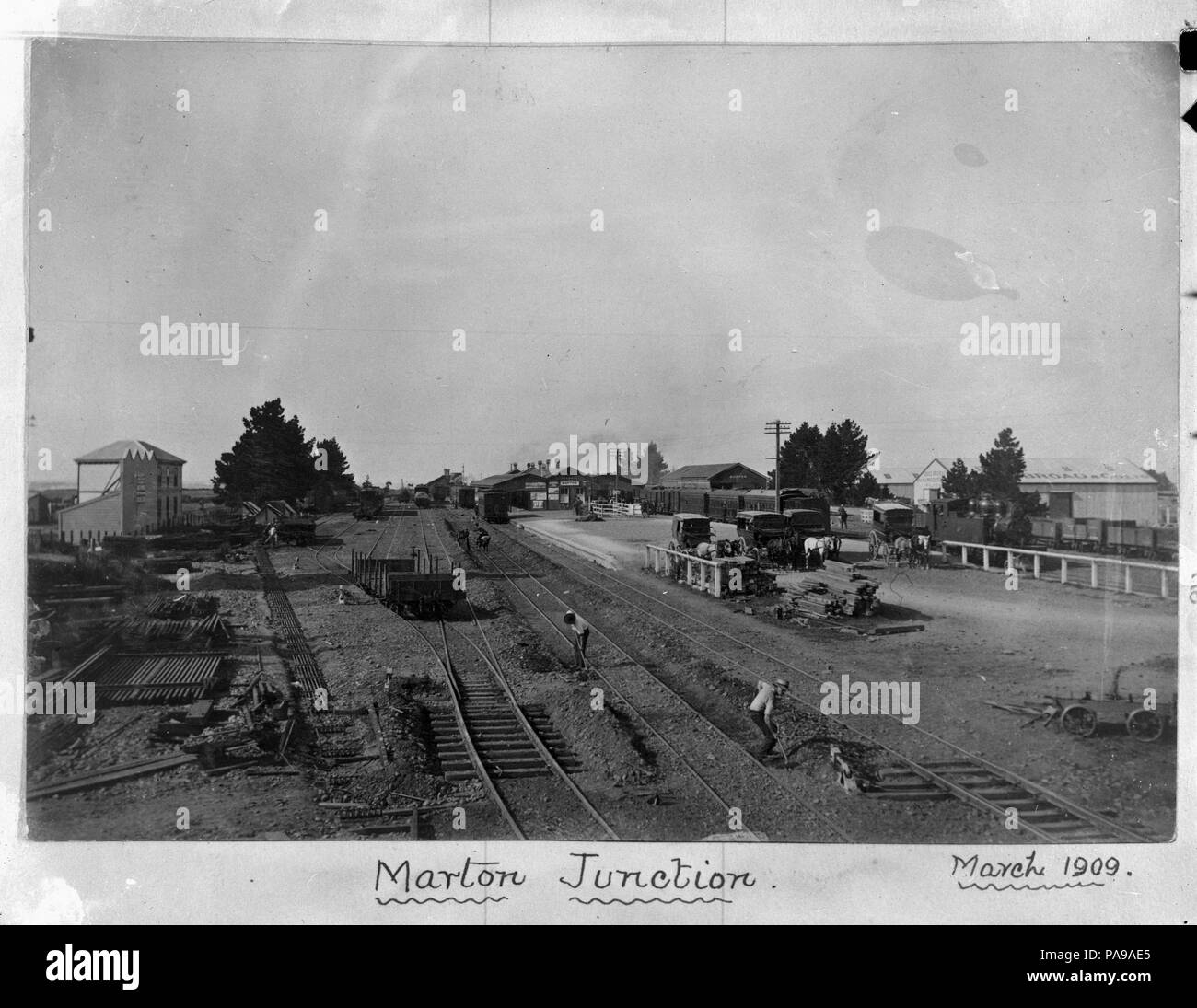 Departure yards Black and White Stock Photos & Images - Alamy