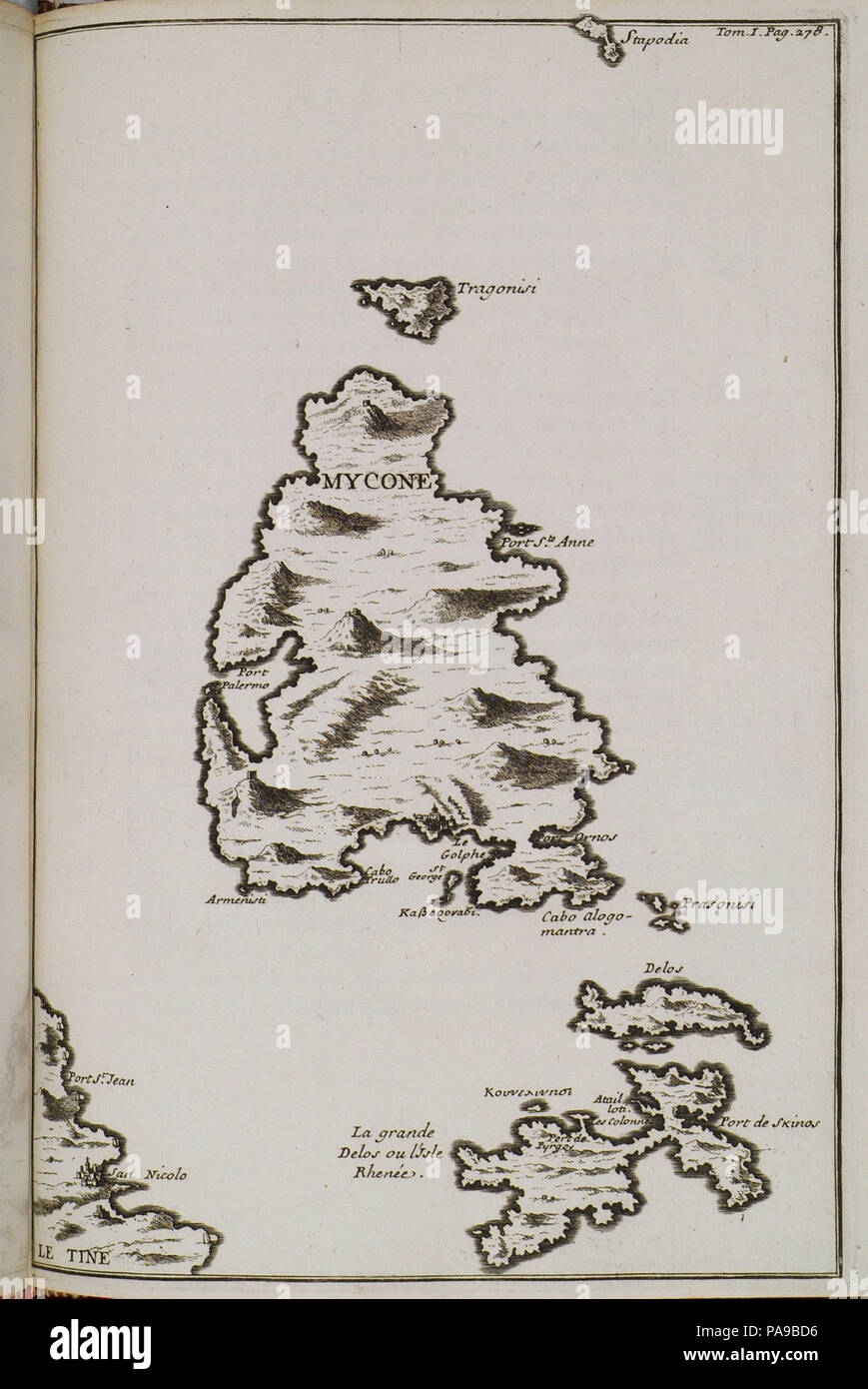 Greek islands map hi-res stock photography and images - Alamy
